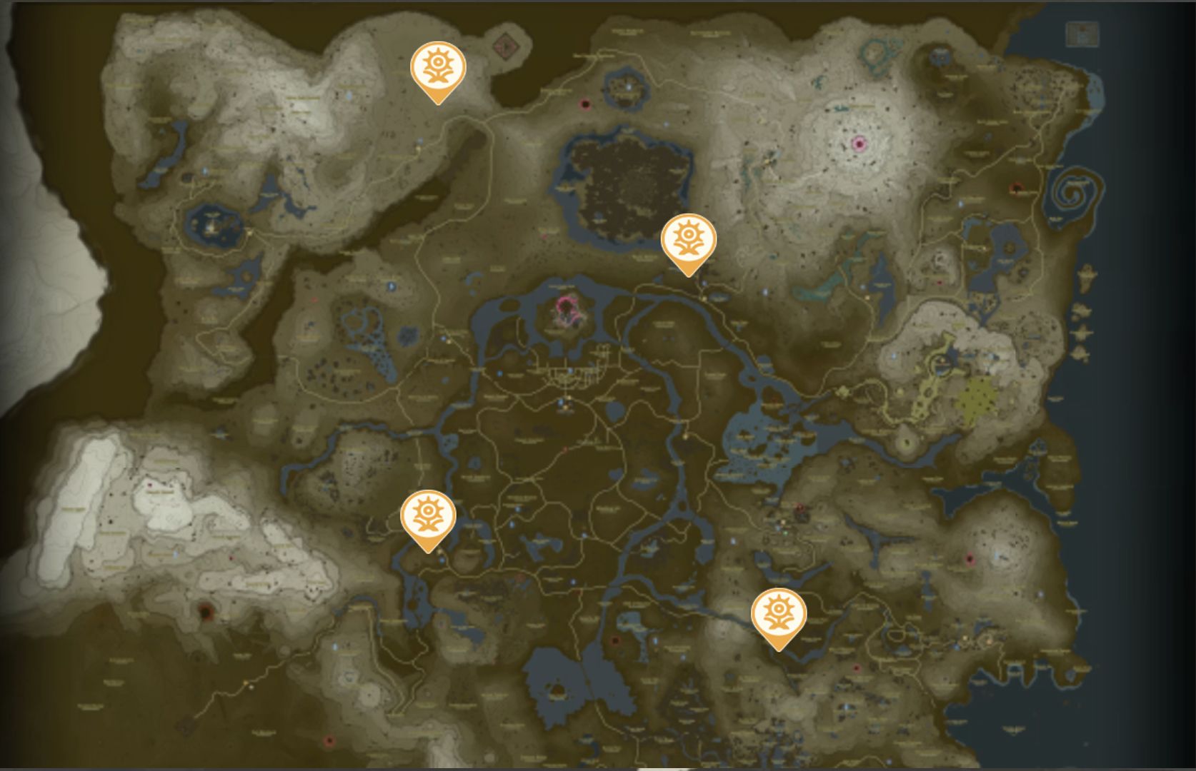 All Great Fairy Fountain locations in Zelda: TOTK