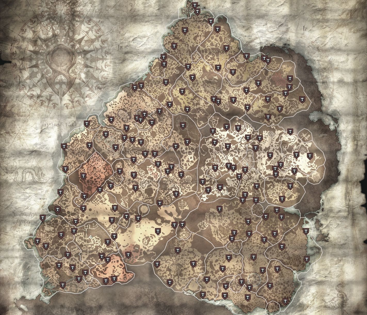 All Altar of Lilith maps and locations in Diablo 4