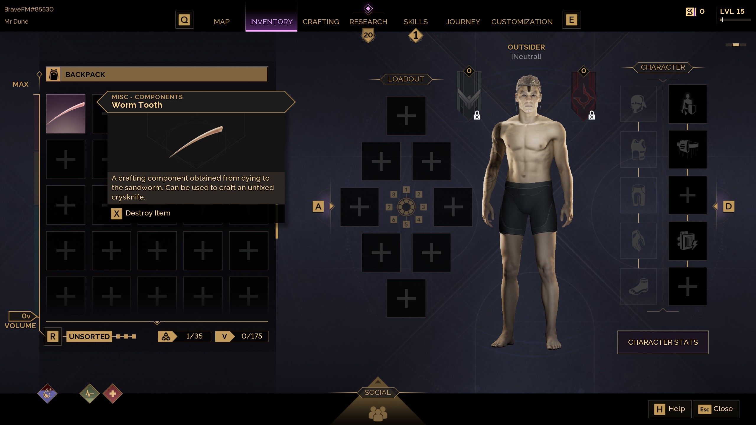 How to get a Worm Tooth in Dune: Awakening