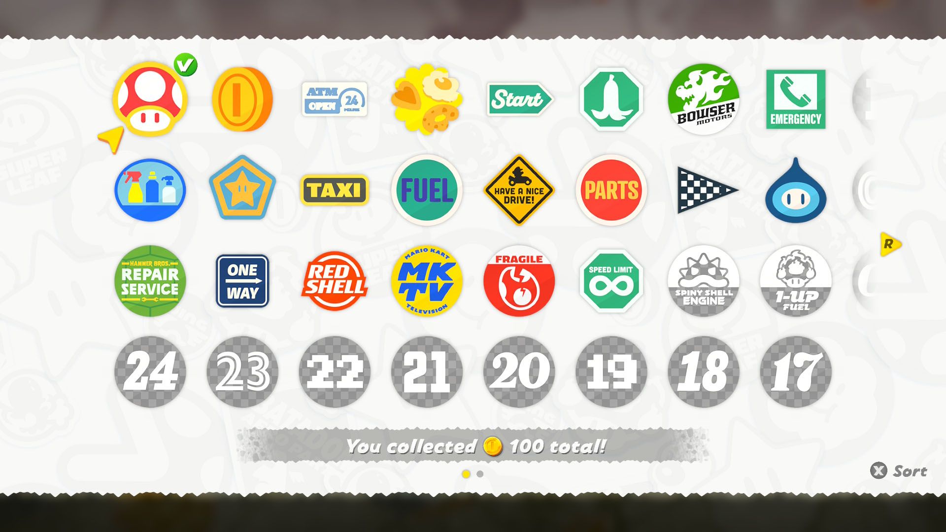 How to use stickers in Mario Kart World