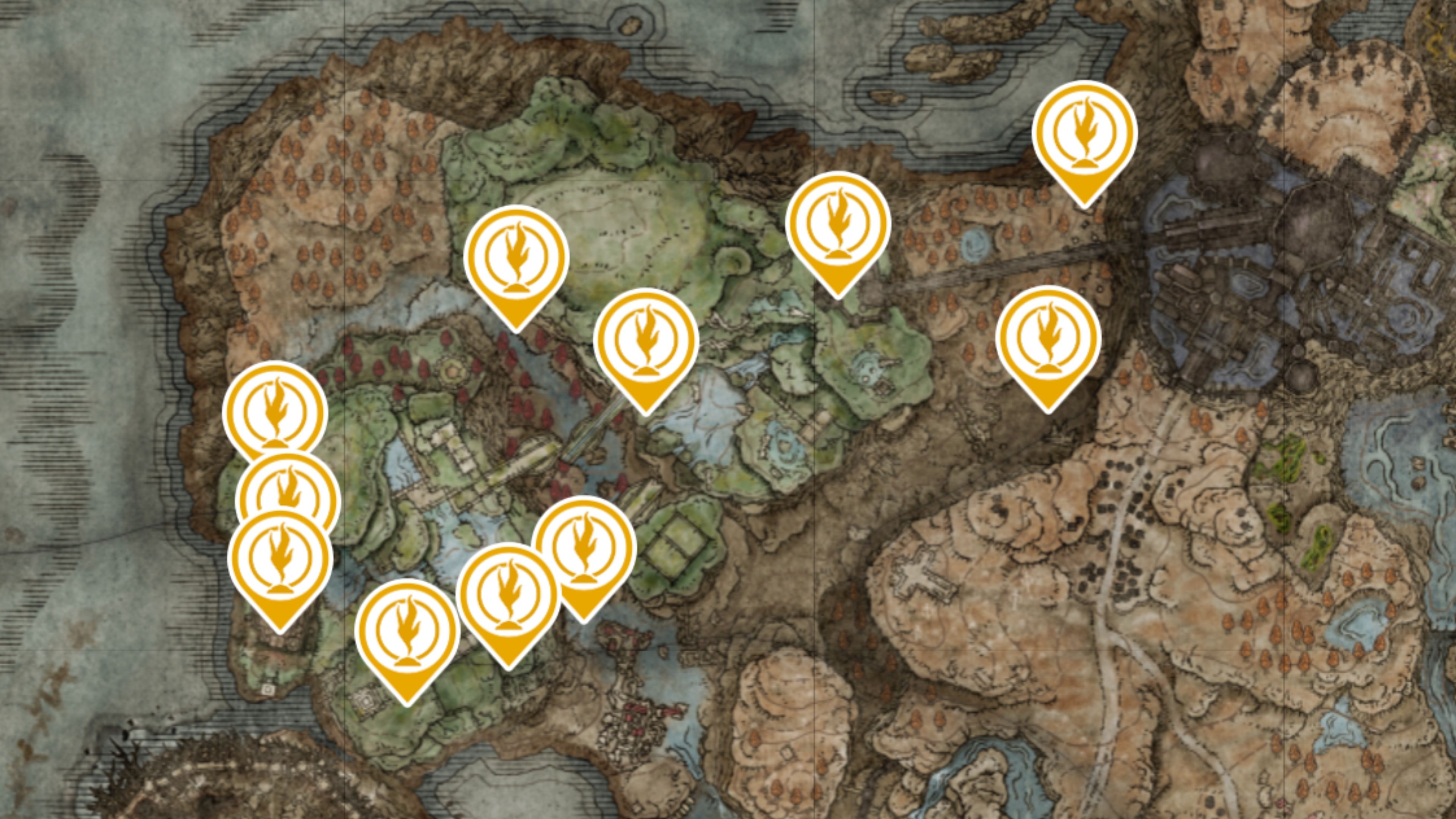 All DLC site of grace locations in Elden Ring: Shadow of the Erdtree