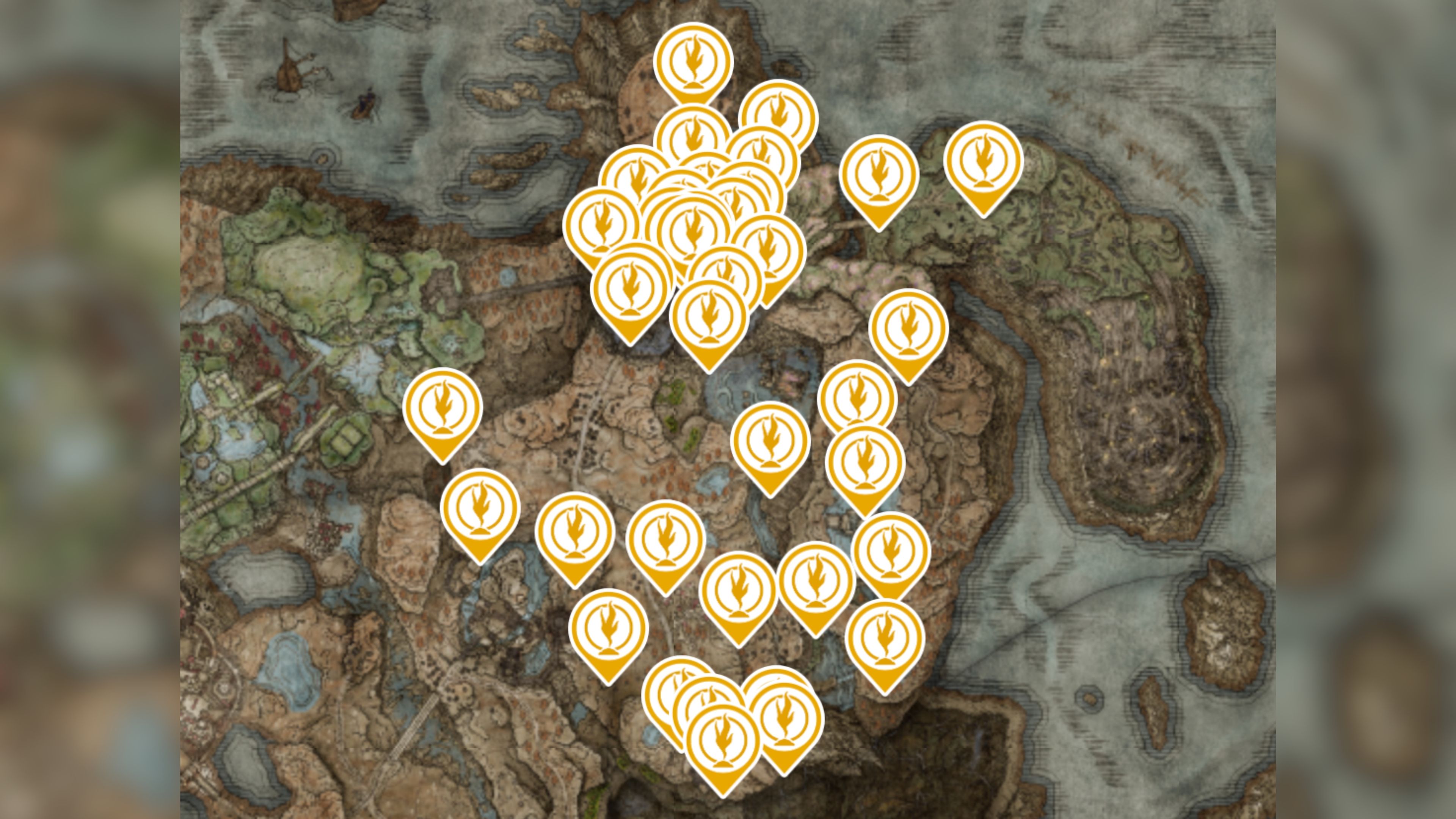 All DLC site of grace locations in Elden Ring: Shadow of the Erdtree