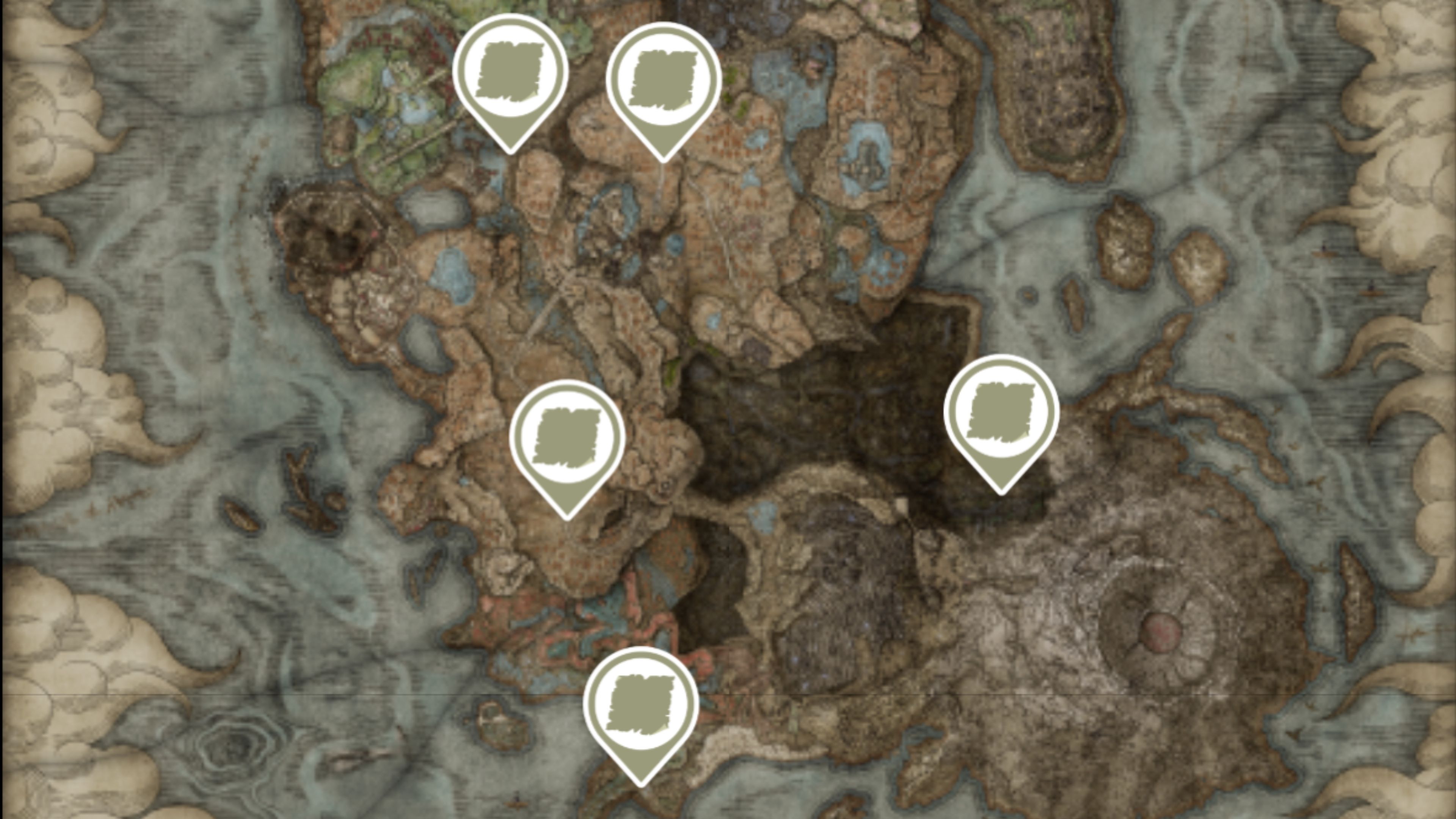 All map fragment locations in Elden Ring DLC