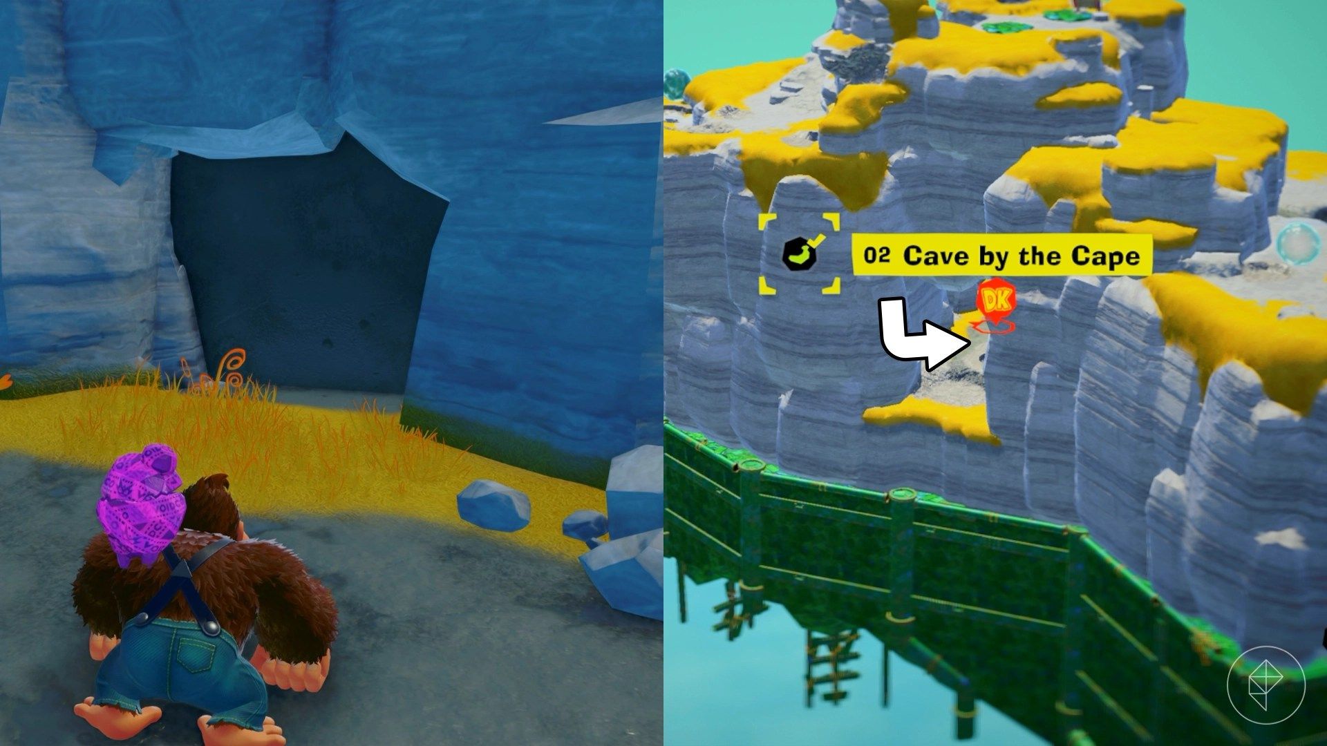 Lagoon Layer Banandium Gem locations in Donkey Kong Bananza