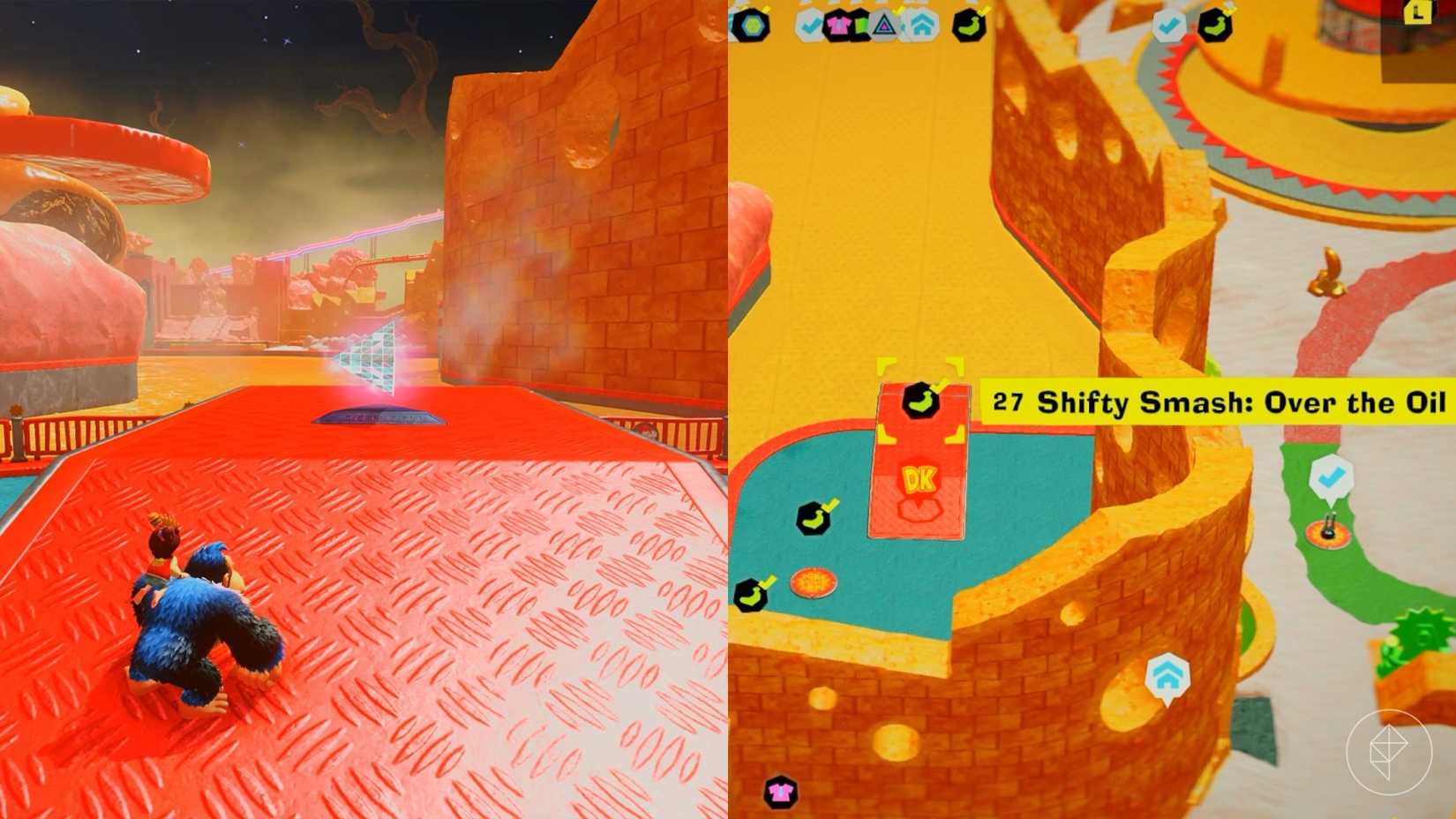 Feast Layer Banandium Gem (bananas) locations in Donkey Kong Bananza