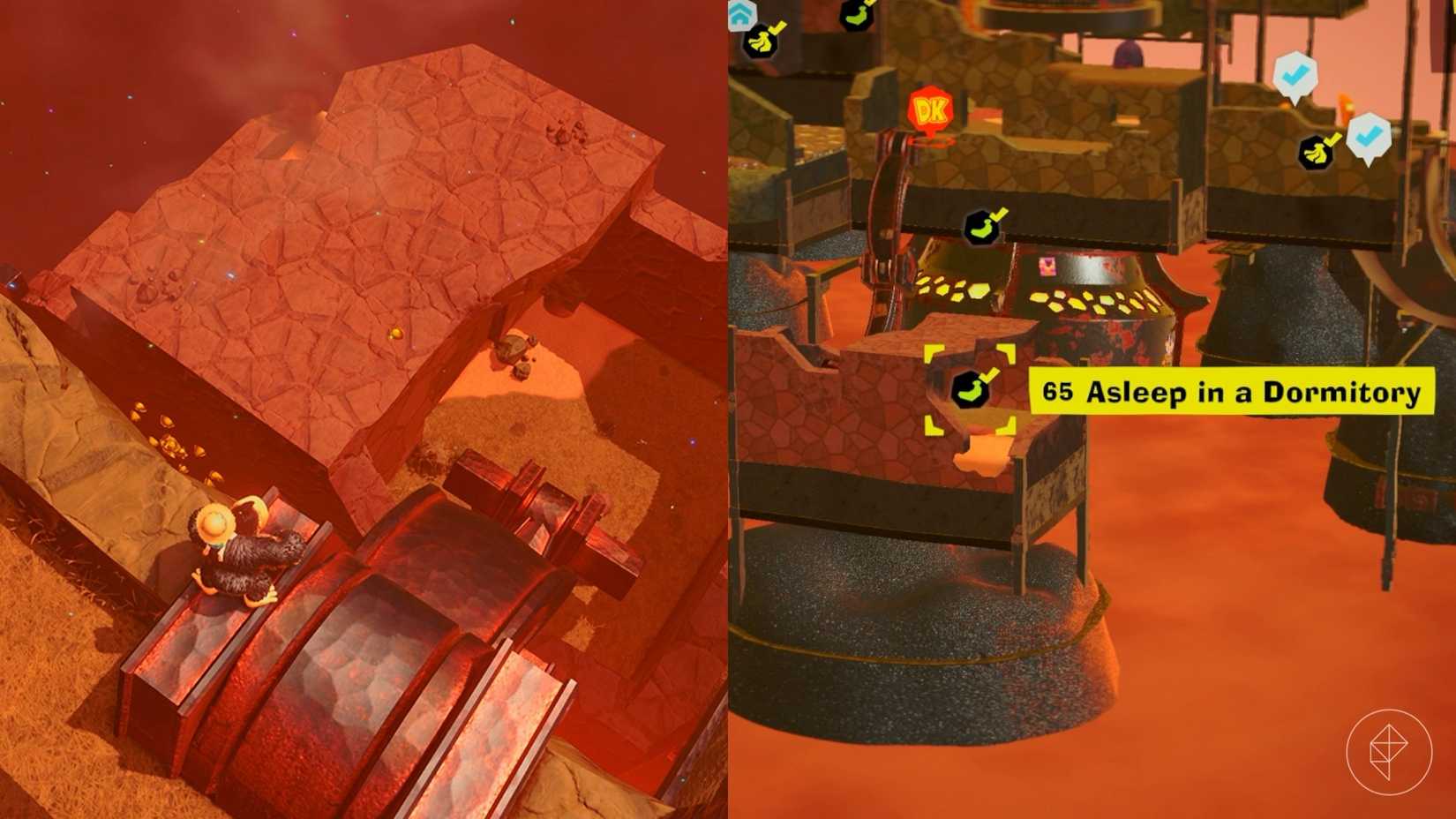 Canyon Layer Banandium Gem locations in Donkey Kong Bananza