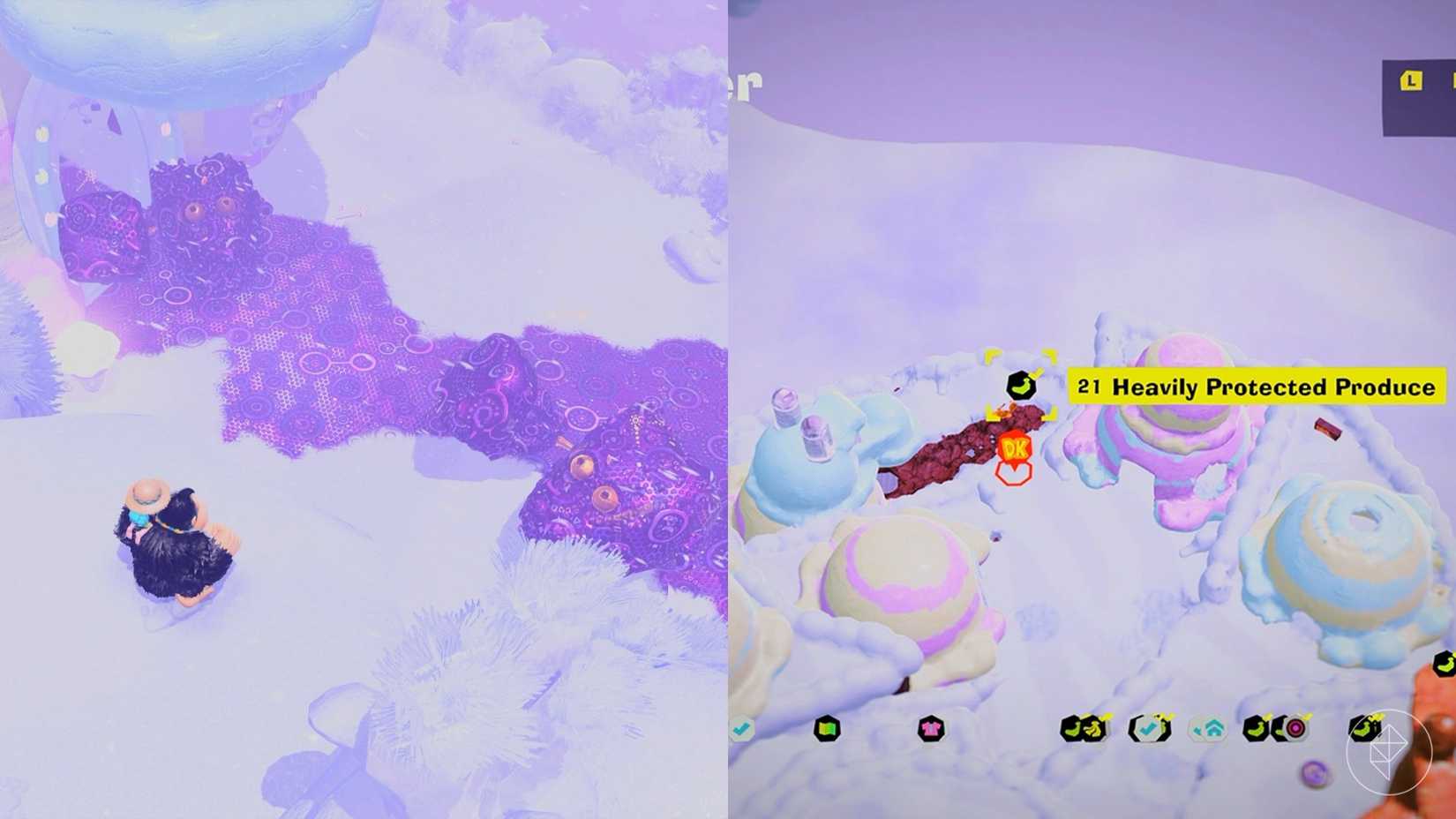 Freezer Layer Banandium Gem (banana) locations in Donkey Kong Bananza