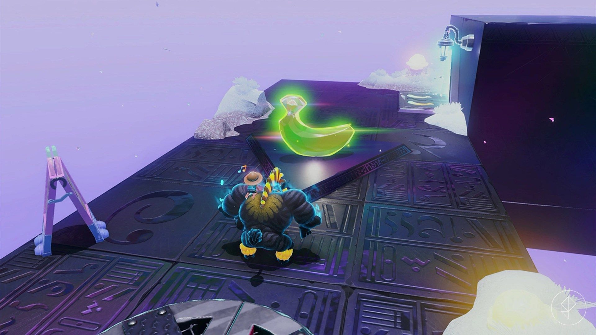 Freezer Layer Banandium Gem (banana) locations in Donkey Kong Bananza