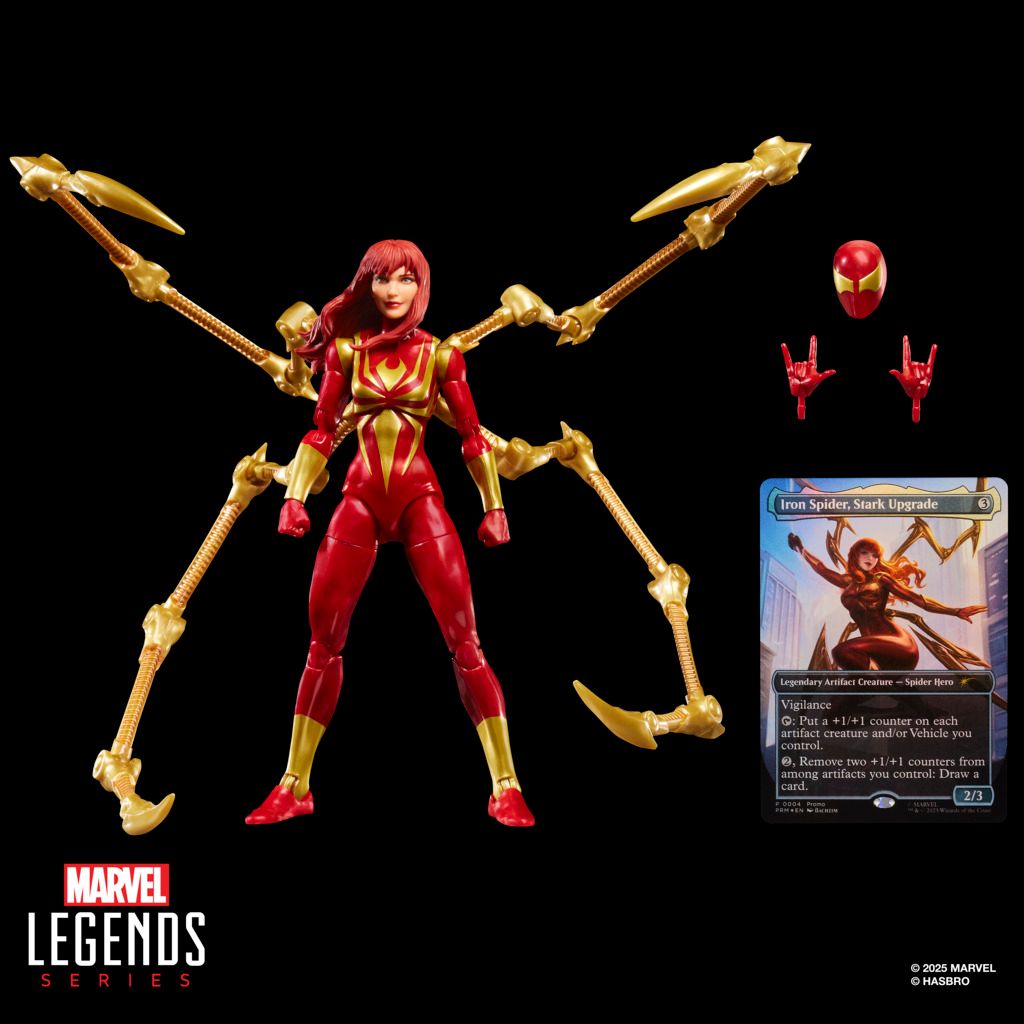 Hasbro’s new Spider-Man figures come with Magic: The Gathering cards