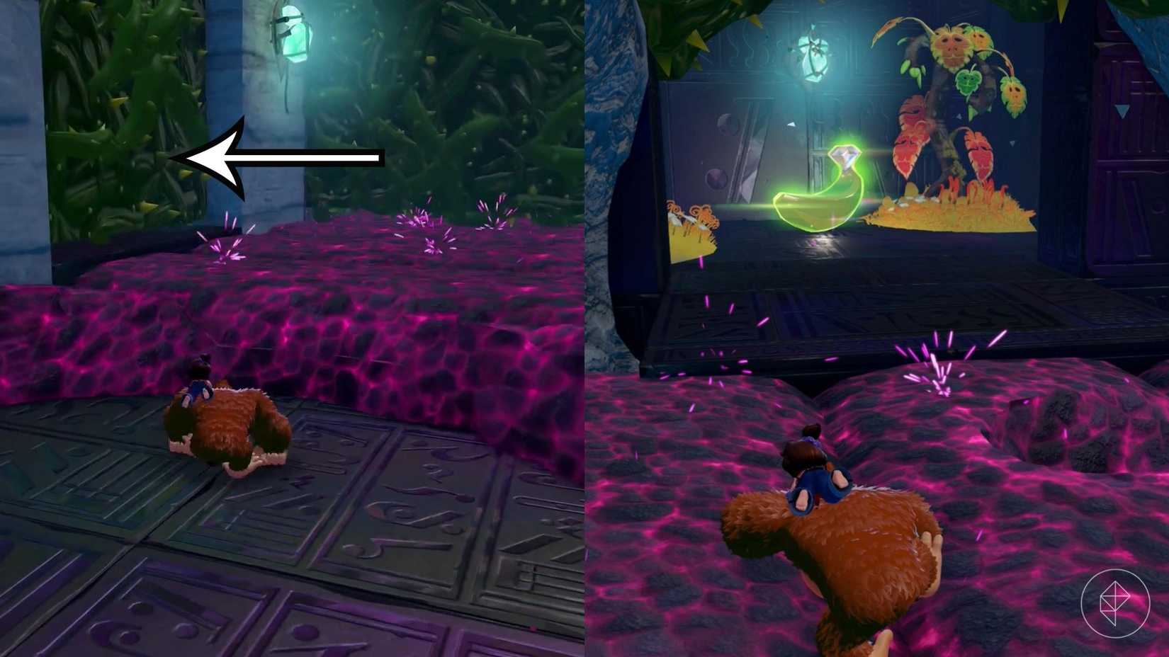 Lagoon Layer Banandium Gem locations in Donkey Kong Bananza