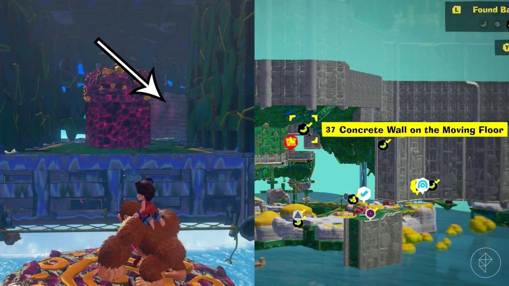 Lagoon Layer Banandium Gem locations in Donkey Kong Bananza