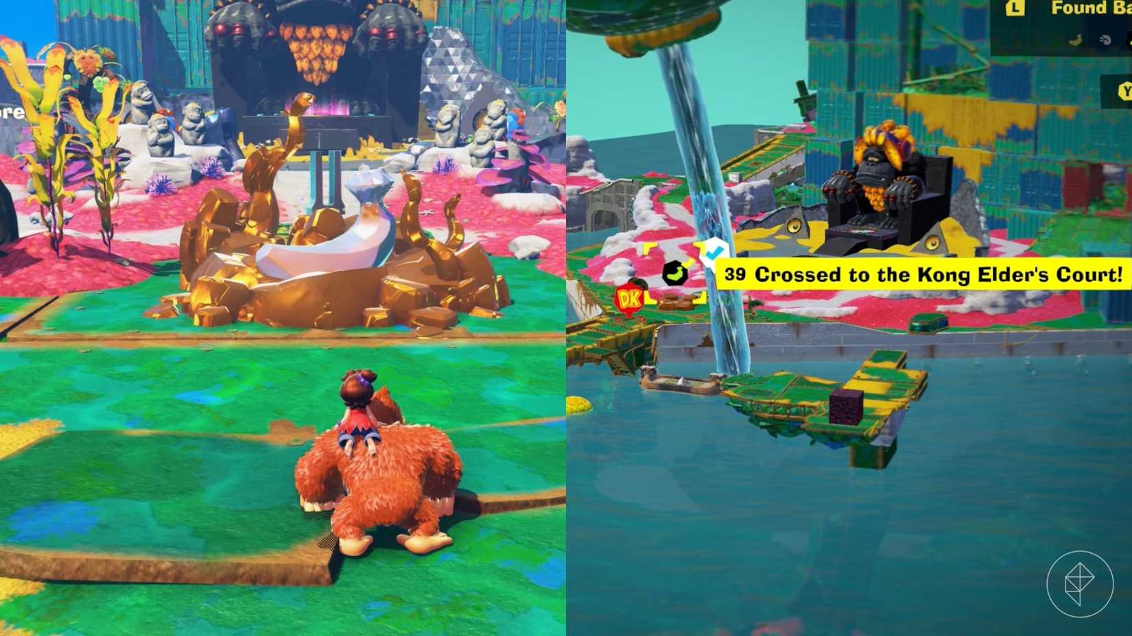 Lagoon Layer Banandium Gem locations in Donkey Kong Bananza