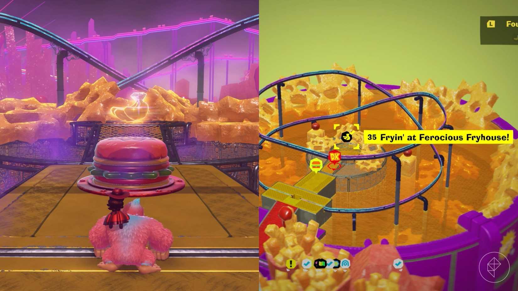 Feast Layer Banandium Gem (bananas) locations in Donkey Kong Bananza