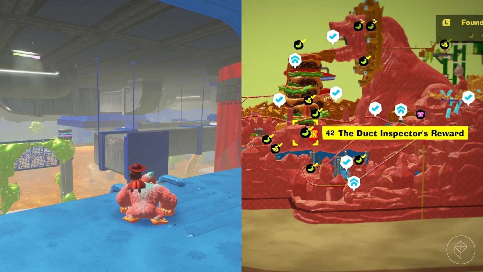 Feast Layer Banandium Gem (bananas) locations in Donkey Kong Bananza