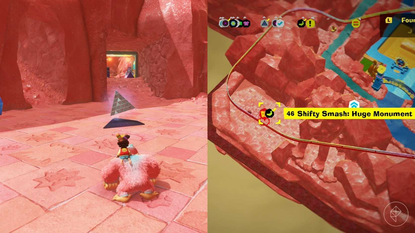 Feast Layer Banandium Gem (bananas) locations in Donkey Kong Bananza