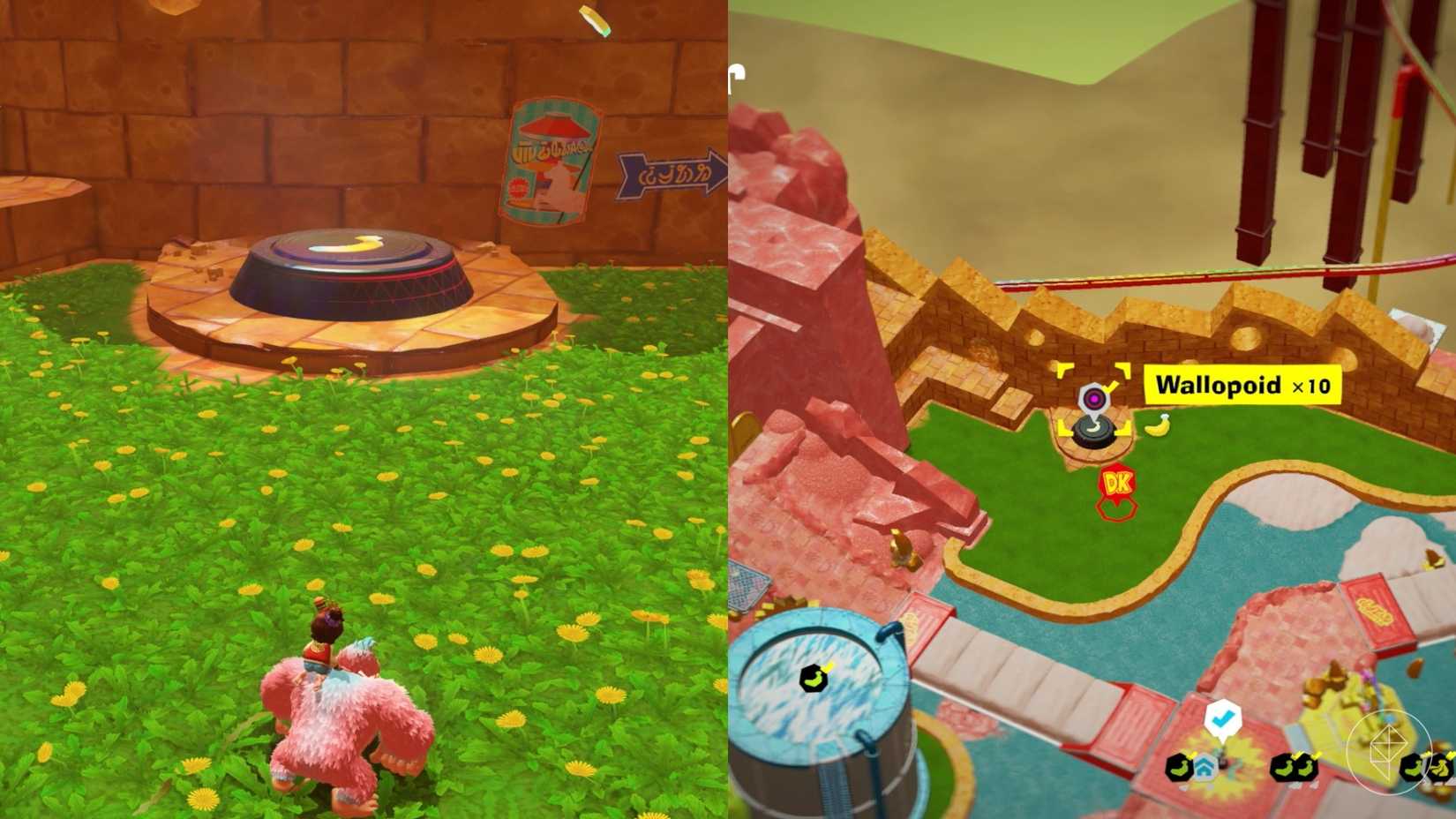 Feast Layer Banandium Gem (bananas) locations in Donkey Kong Bananza