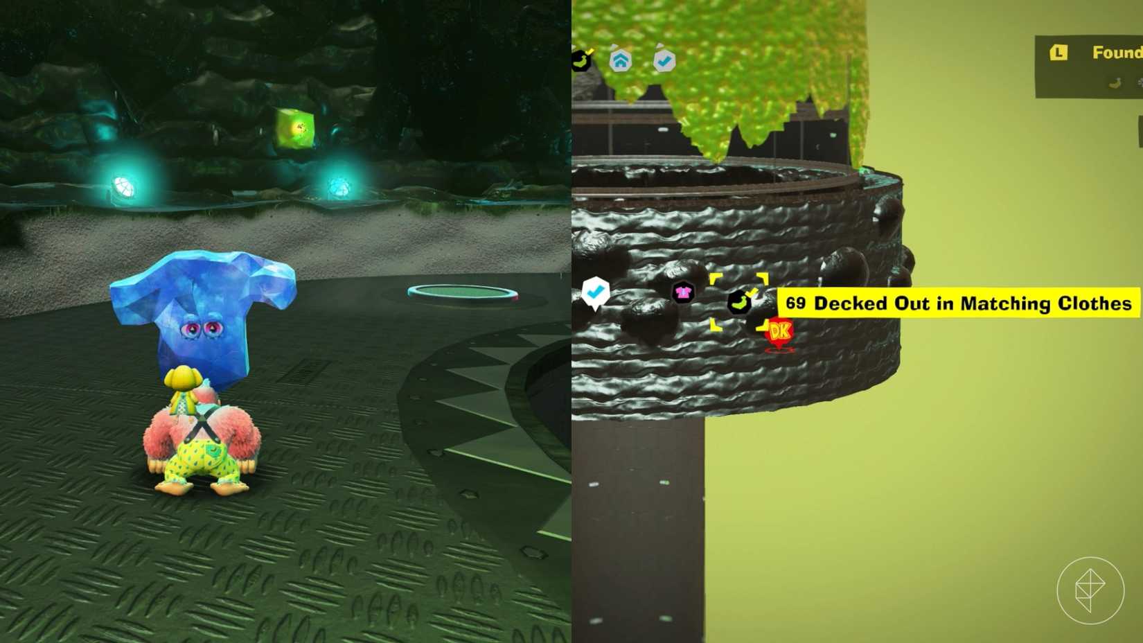 Feast Layer Banandium Gem (bananas) locations in Donkey Kong Bananza