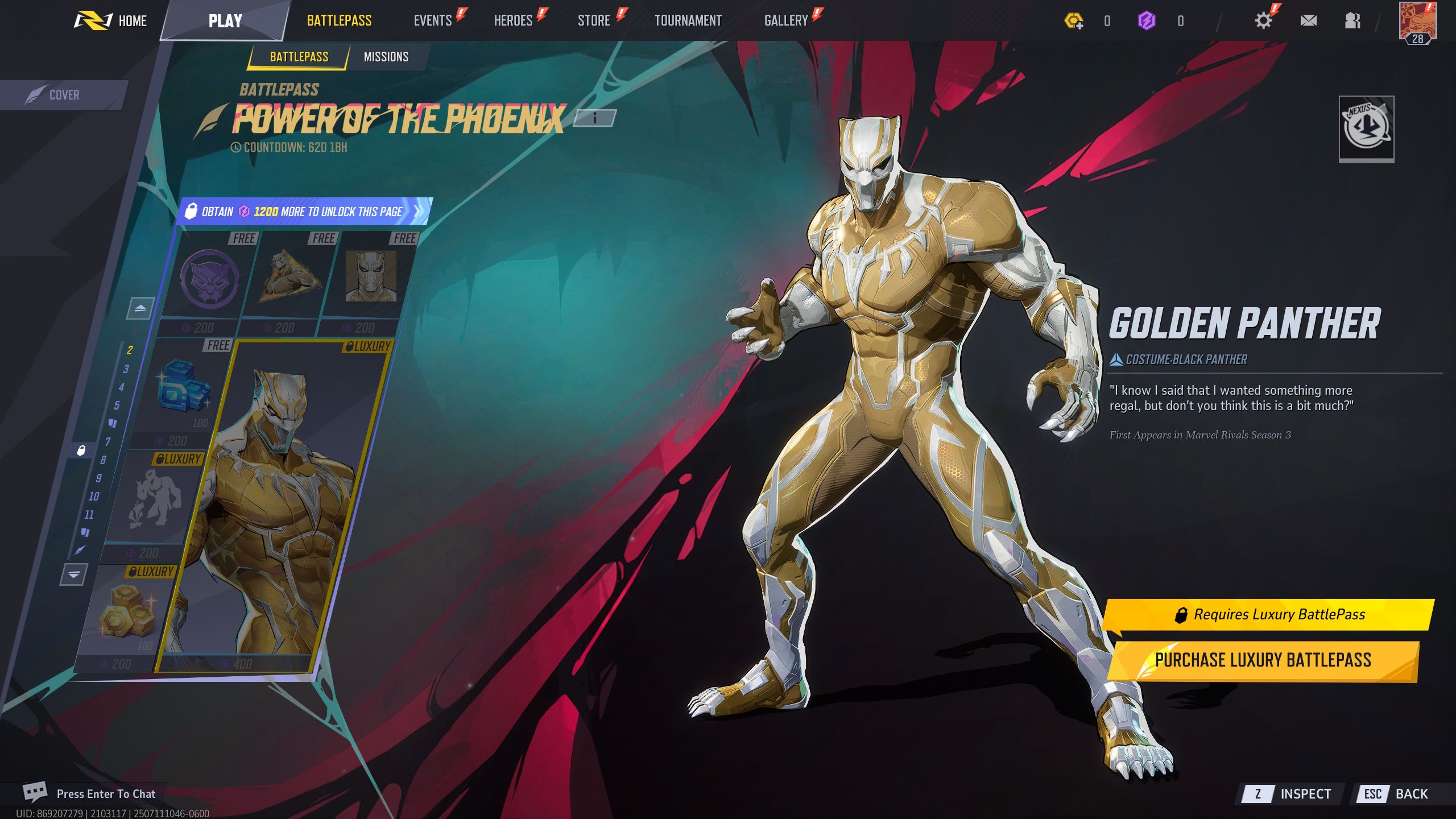 All Marvel Rivals season 3 battle pass skins and rewards
