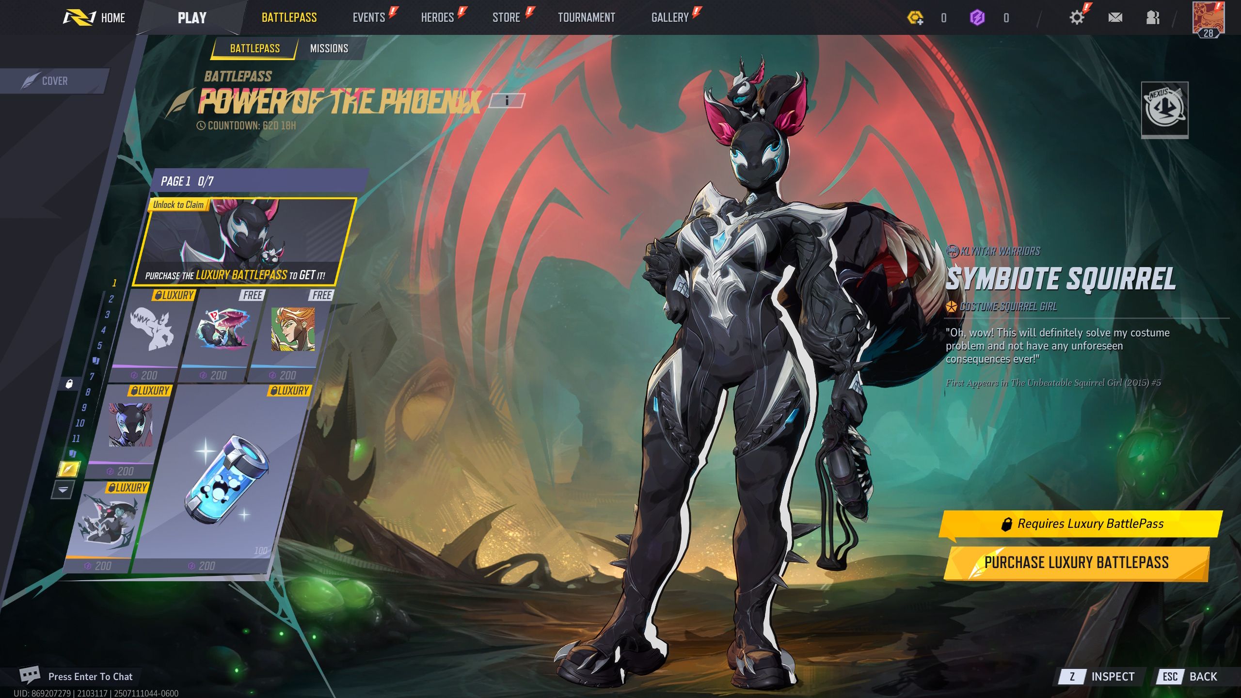 All Marvel Rivals season 3 battle pass skins and rewards