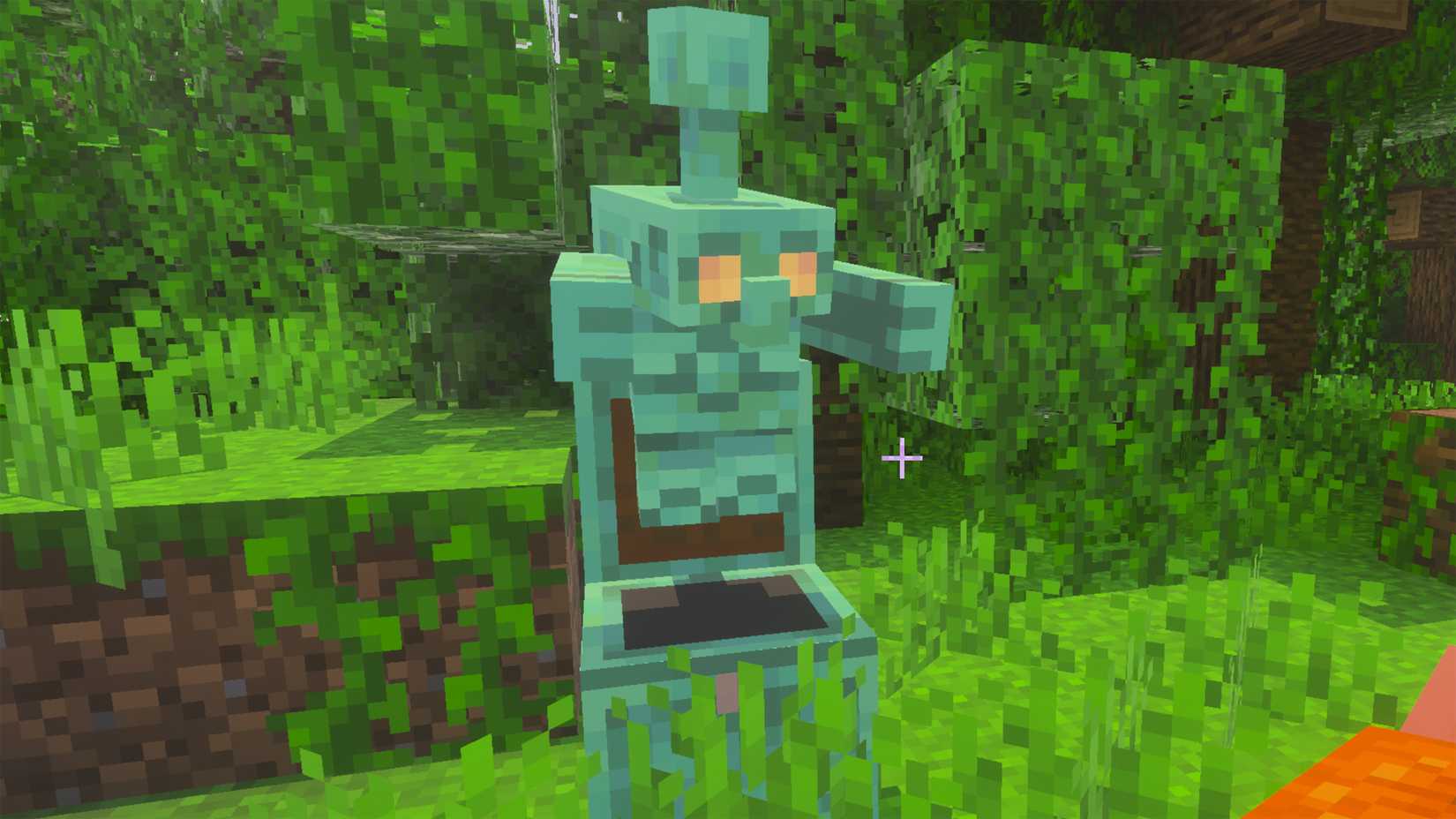 How to make and use a copper golem in Minecraft