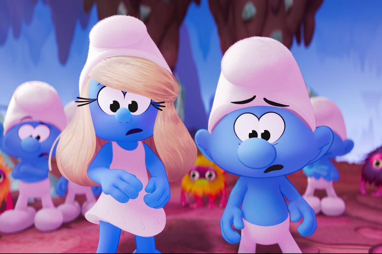 Smurfs review: This isn’t a movie, it’s just a bag of random kid stuff