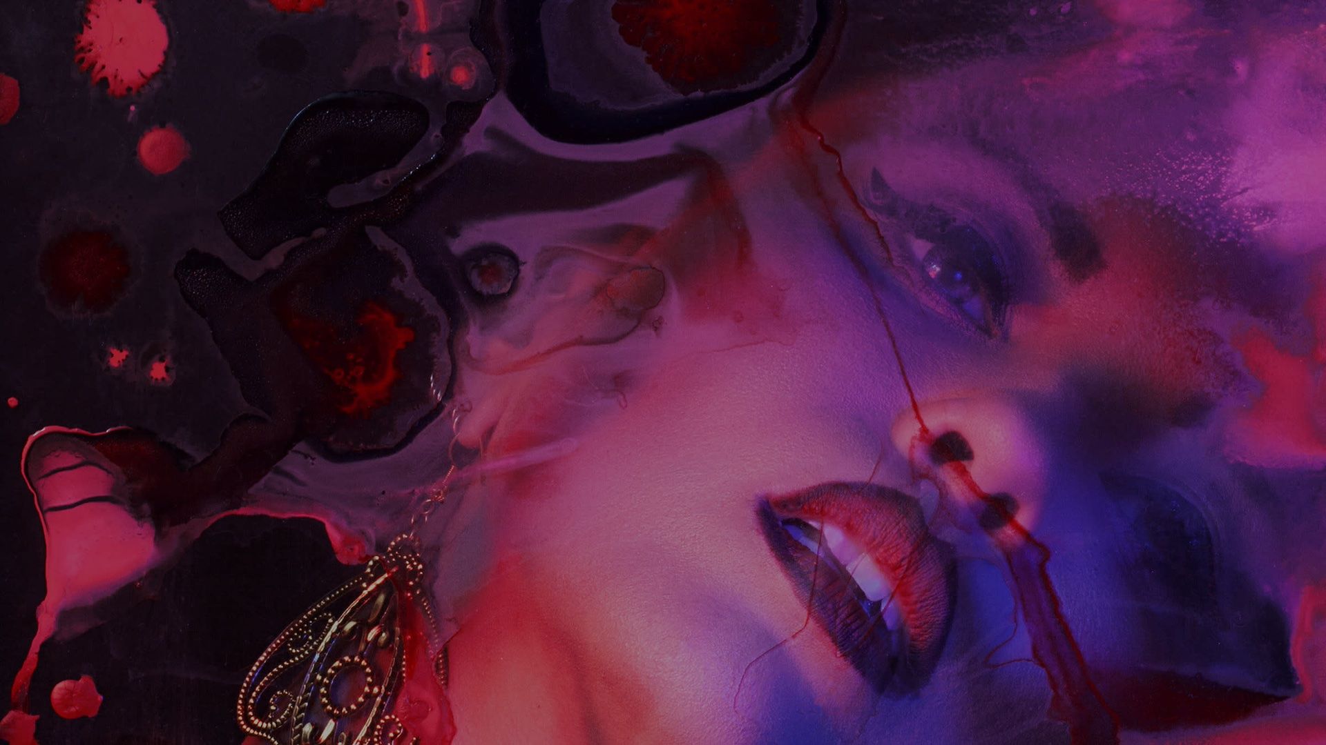 key art from Vampire: The Masquerade, featuring a vampire victim