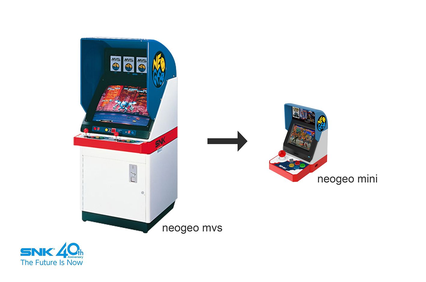 SNK reveals the Neo Geo Mini arcade console