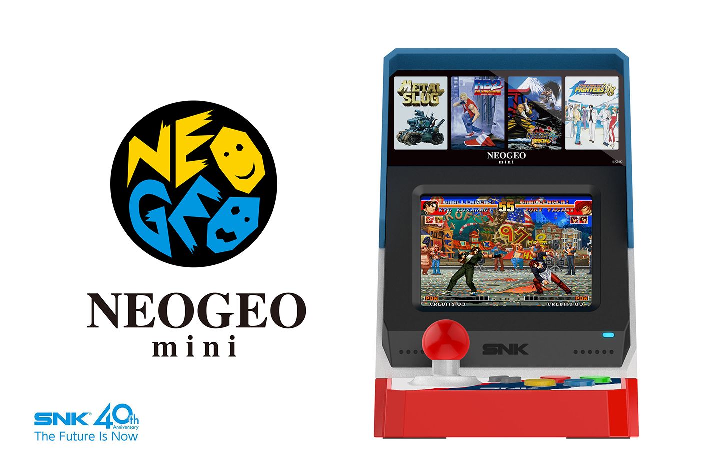 SNK reveals the Neo Geo Mini arcade console