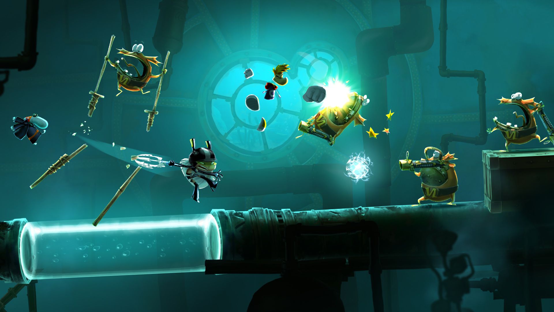 Rayman and friends go under the sea in this aquatic Rayman Legends trailer