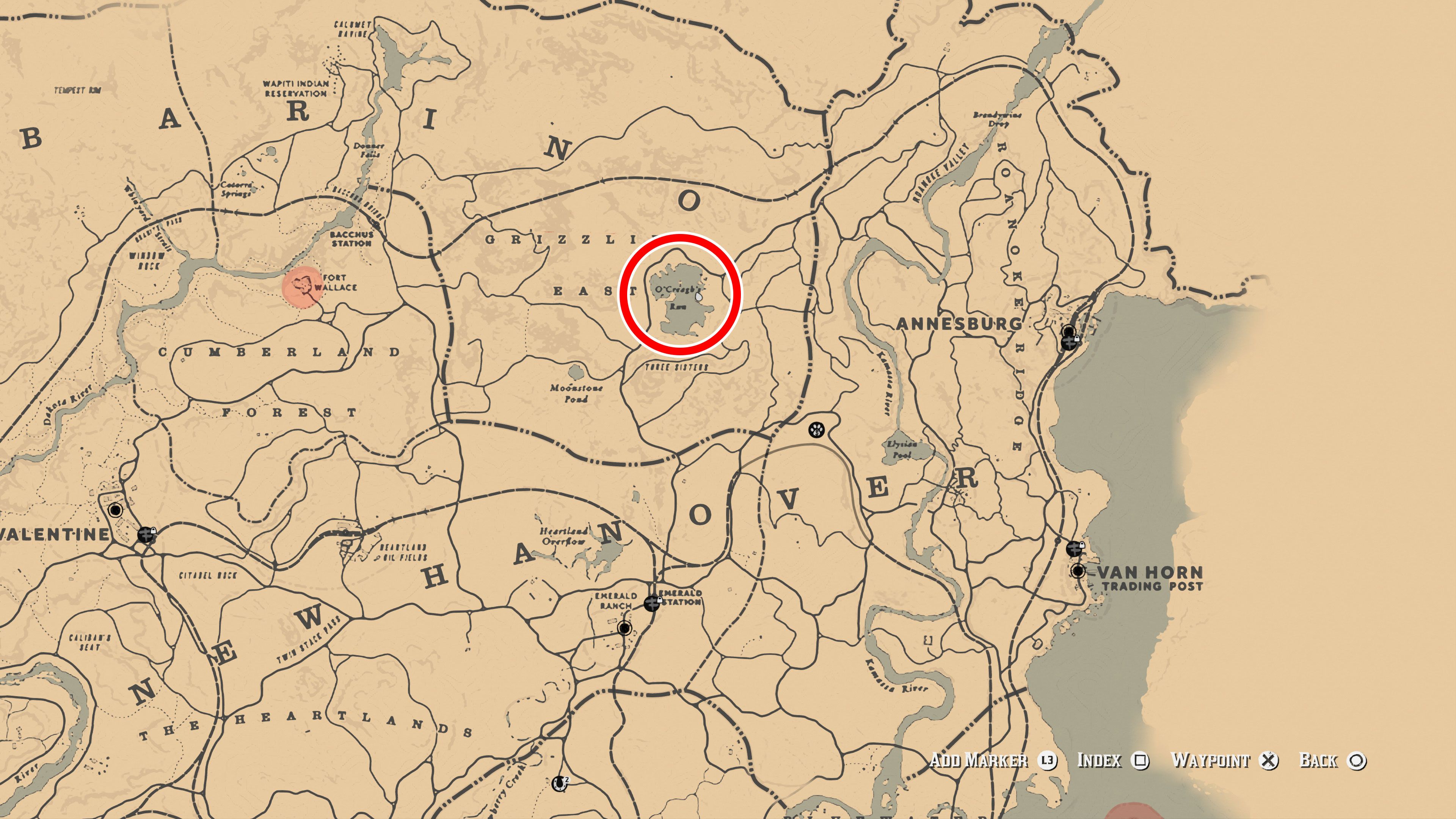 RDR2 Jack Hall Gang Treasure Mission maps, locations and treasure guide