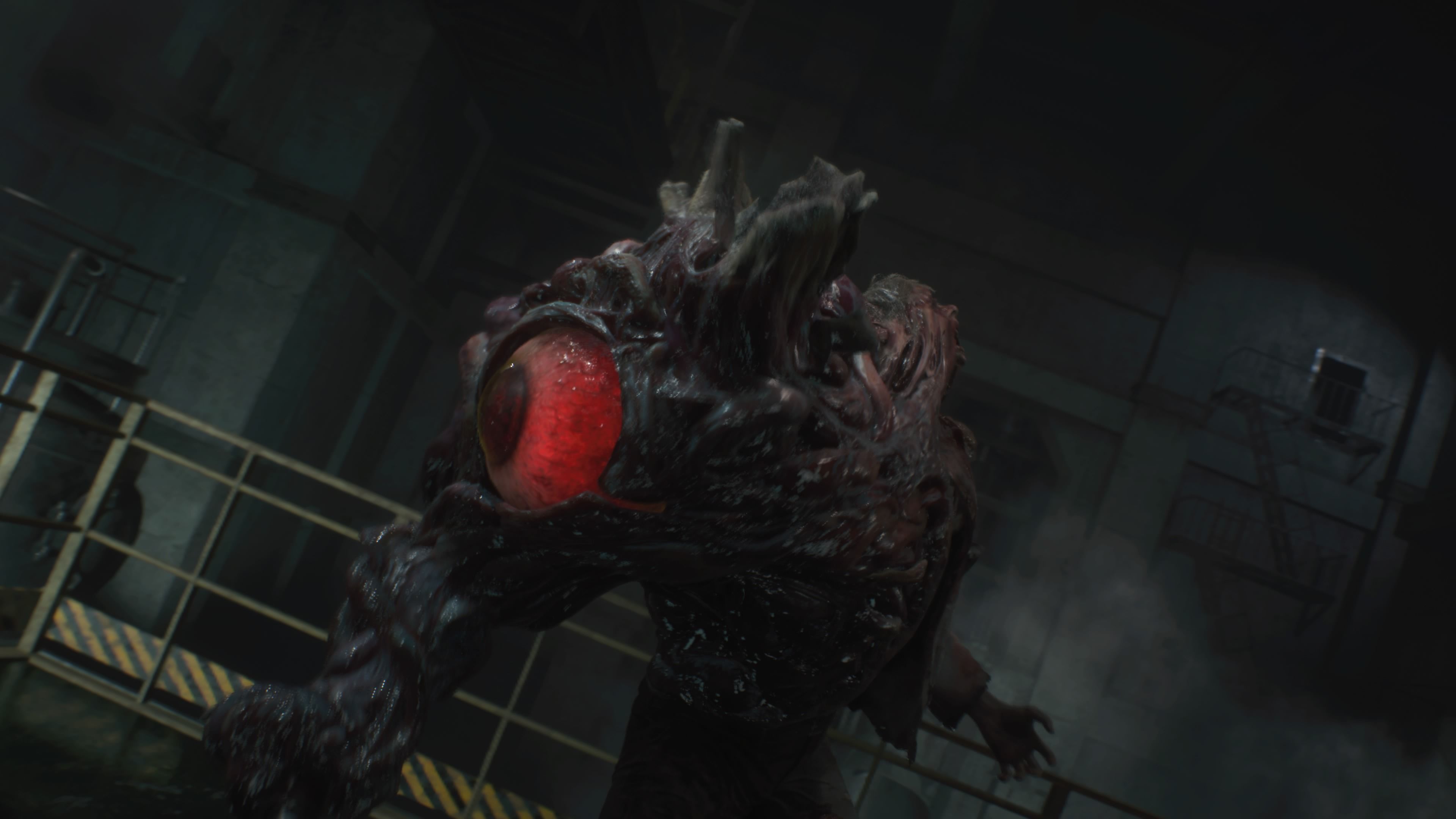 Resident Evil 2 Claire walkthrough 5: Underground Facility, G boss ...