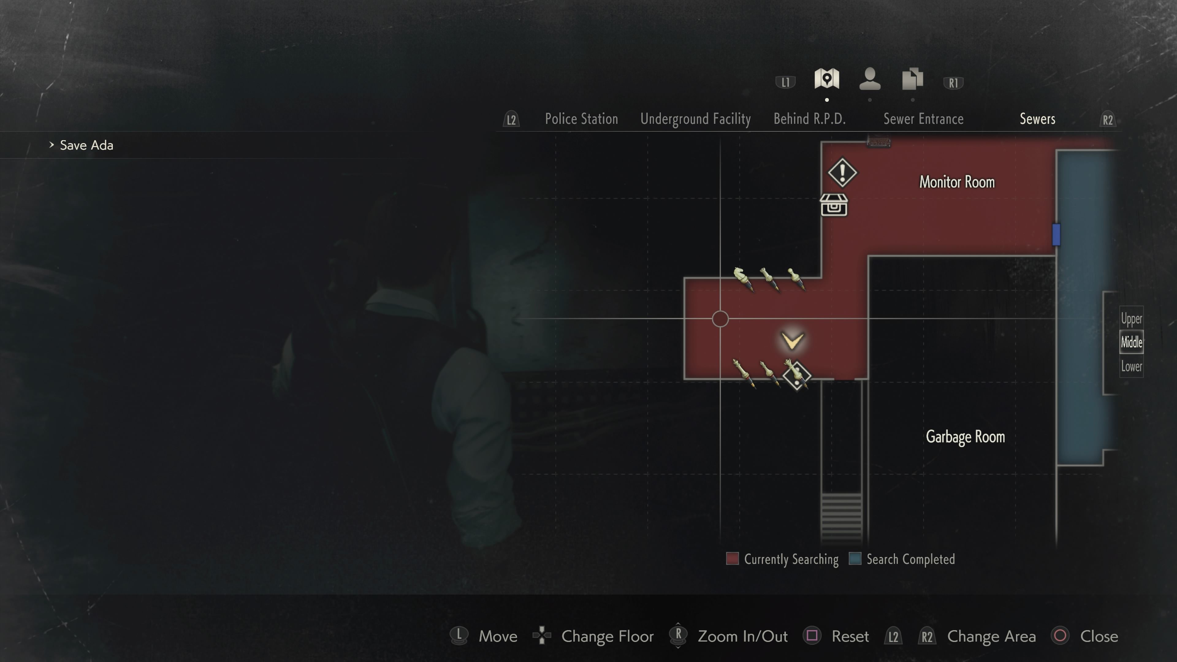 RE2 remake Leon Sewers walkthrough: Save Ada, solve the puzzle