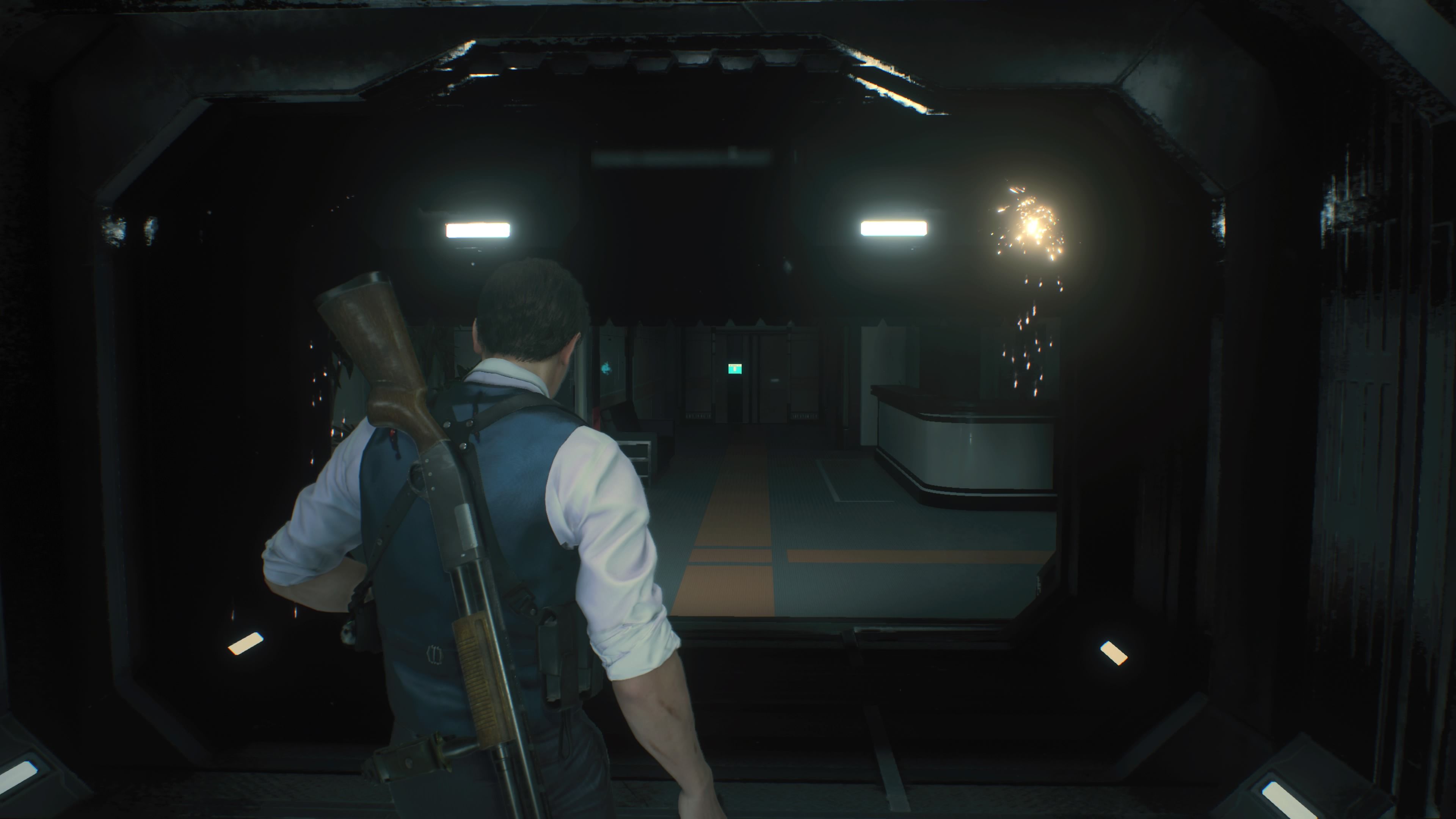 Resident Evil 2 Claire walkthrough: NEST — Investigate the Lab