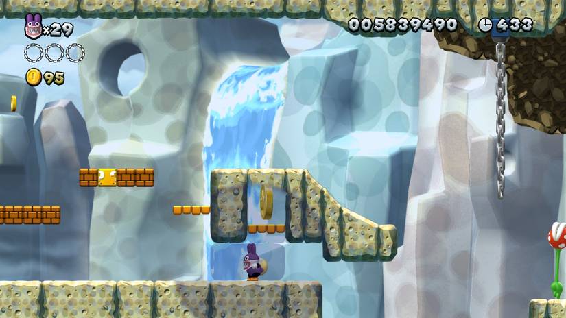 Rock-Candy Mines Star Coins locations: New Super Mario Bros. U Deluxe guide