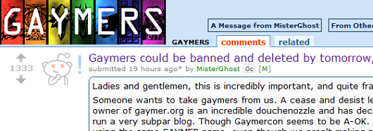 'Gaymer' trademark owner sends Reddit cease and desist (update: site ...