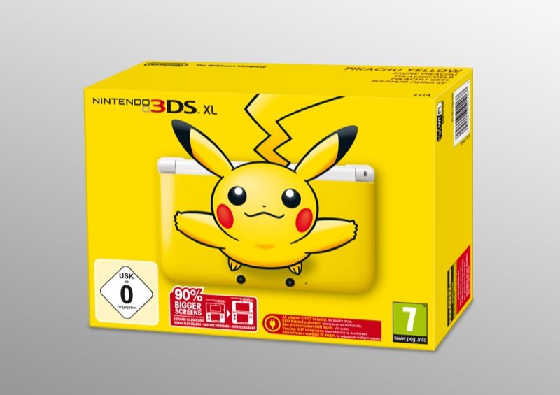 Limited edition Pikachu 3DS XL coming to U.K. Dec. 7