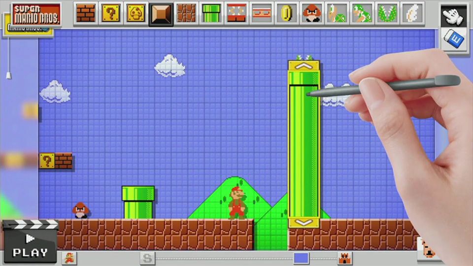 Mario Maker lets you make your own Super Mario Bros. levels