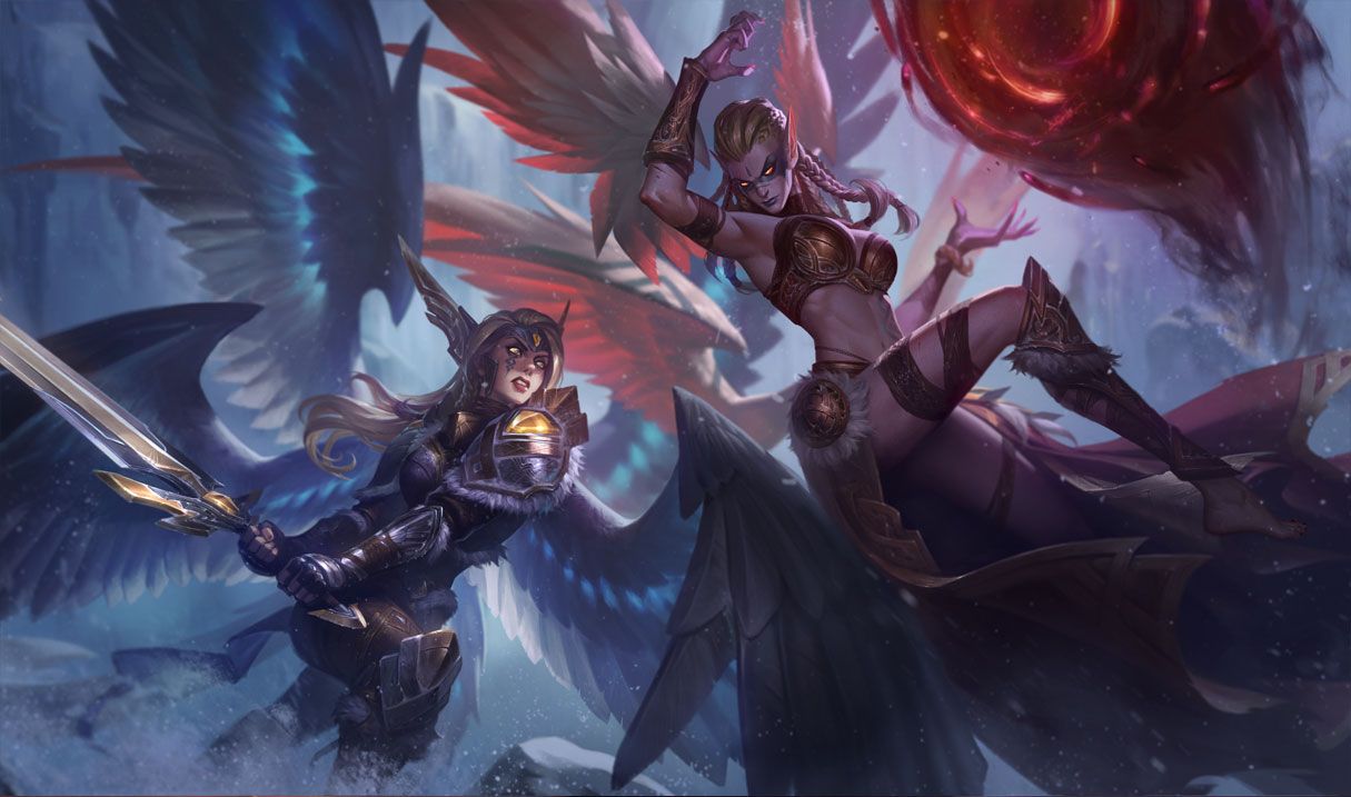 Kayle and Morgana rework: Updated skins and splash art