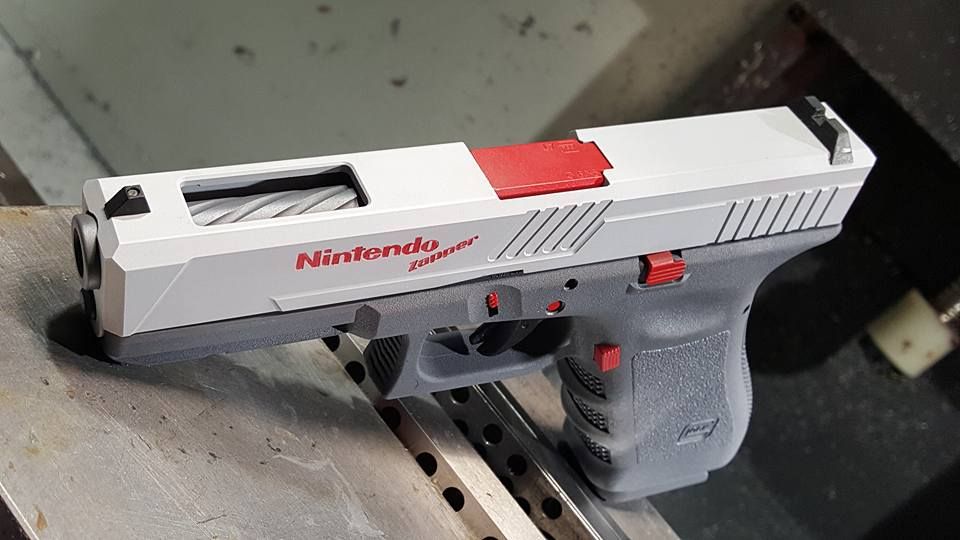 Real handgun made to look like Nintendo Zapper (update)