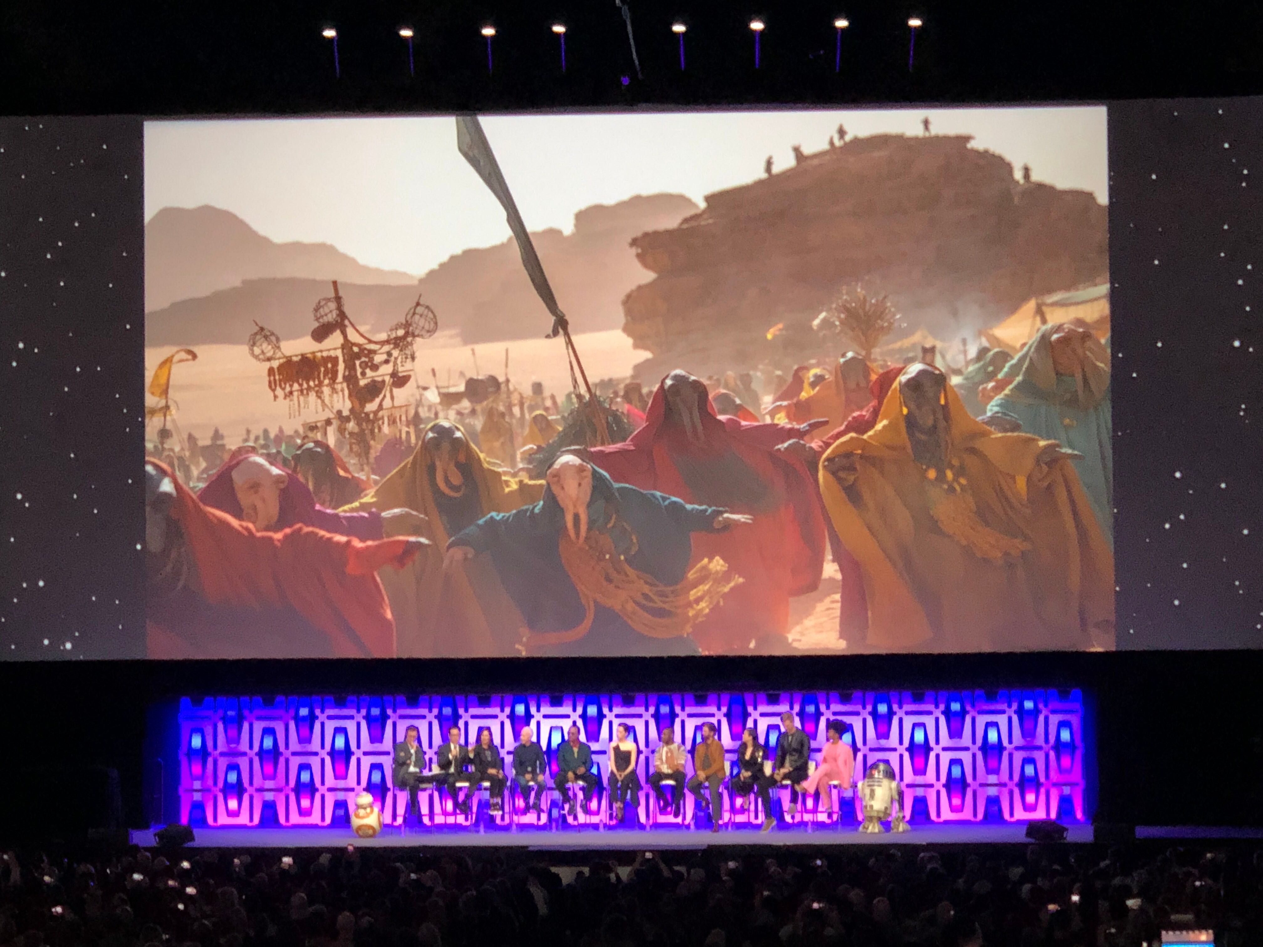 Star Wars Episode 9: all the creatures in The Rise of Skywalker panel