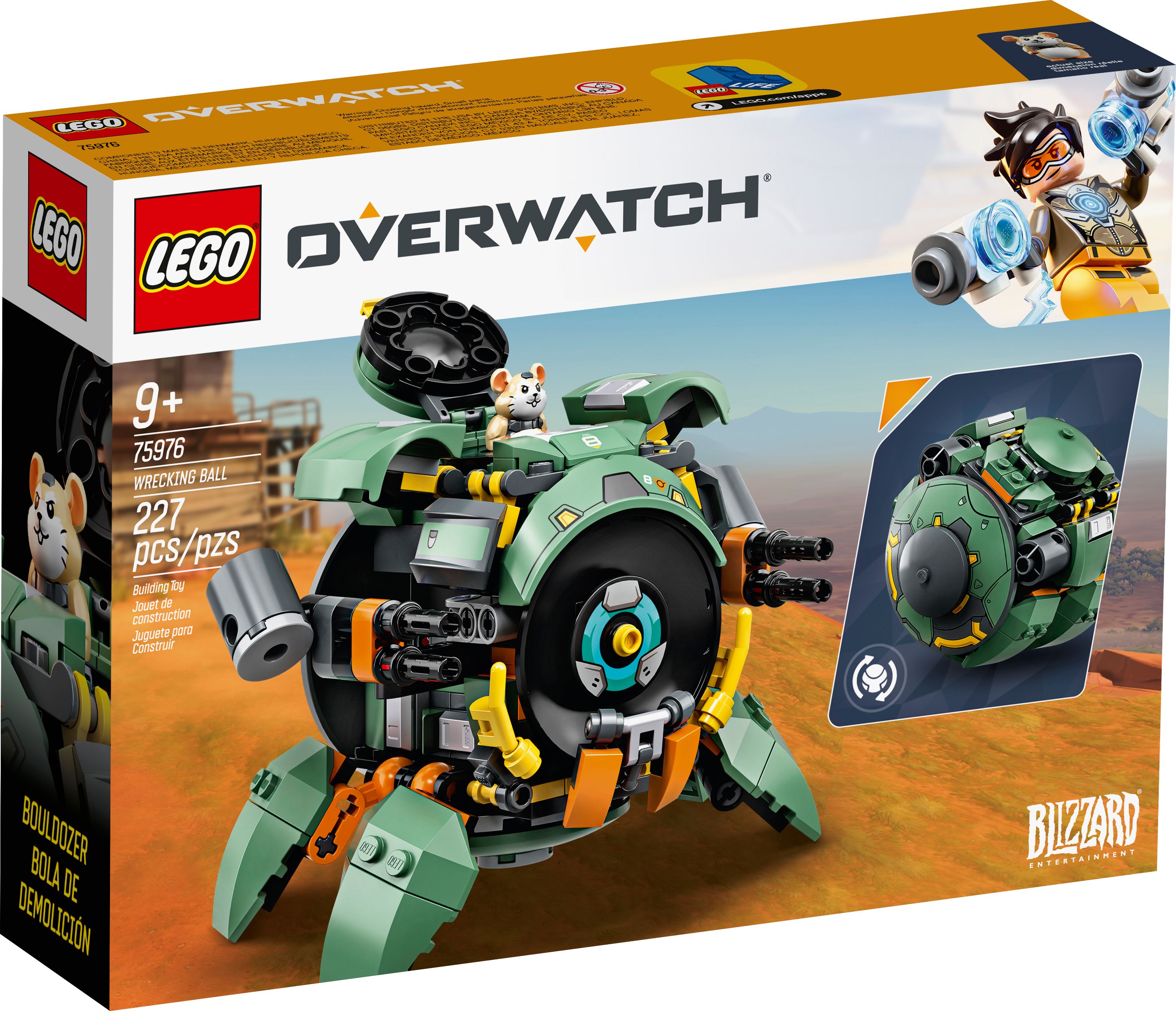 Overwatch Lego Wrecking Ball, Junkrat, and Roadhog sets announced