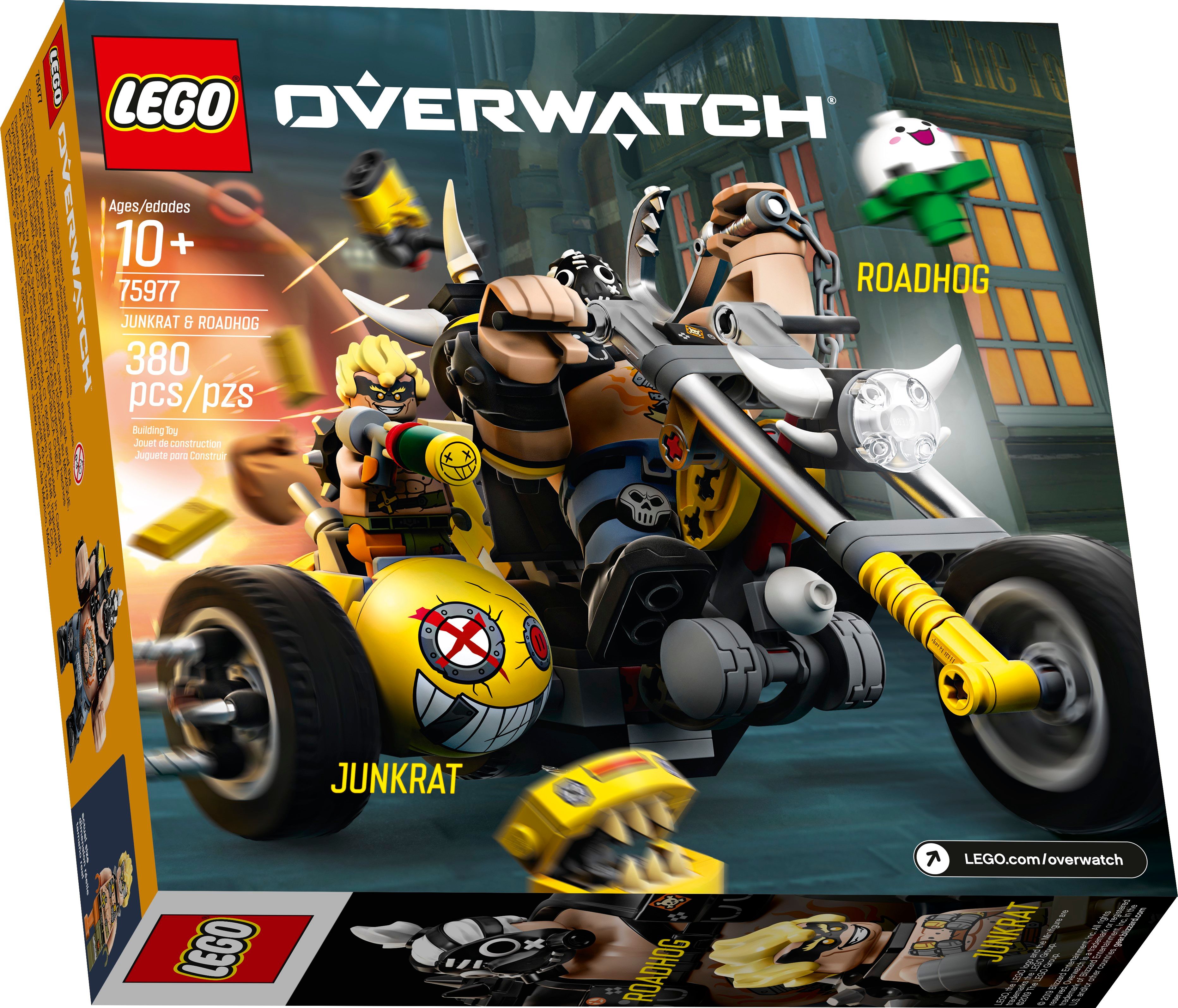 Overwatch Lego Wrecking Ball, Junkrat, and Roadhog sets announced