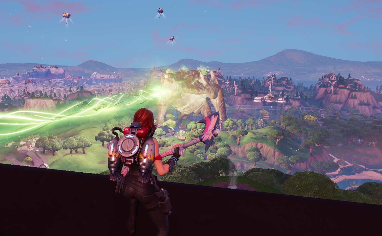 Fortnite’s latest end-of-season event was a giant mecha vs. monster fight