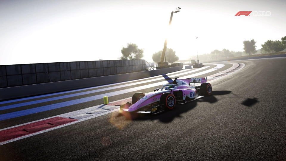 User-created image of a BWT Arden F2 car rounding a corner at Circuit de Paul Ricard, Le Castellet, France