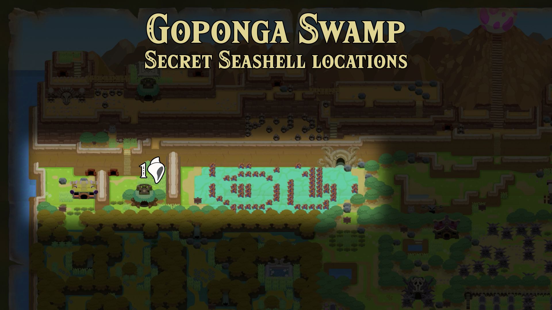 Every Secret Seashell location in Link’s Awakening