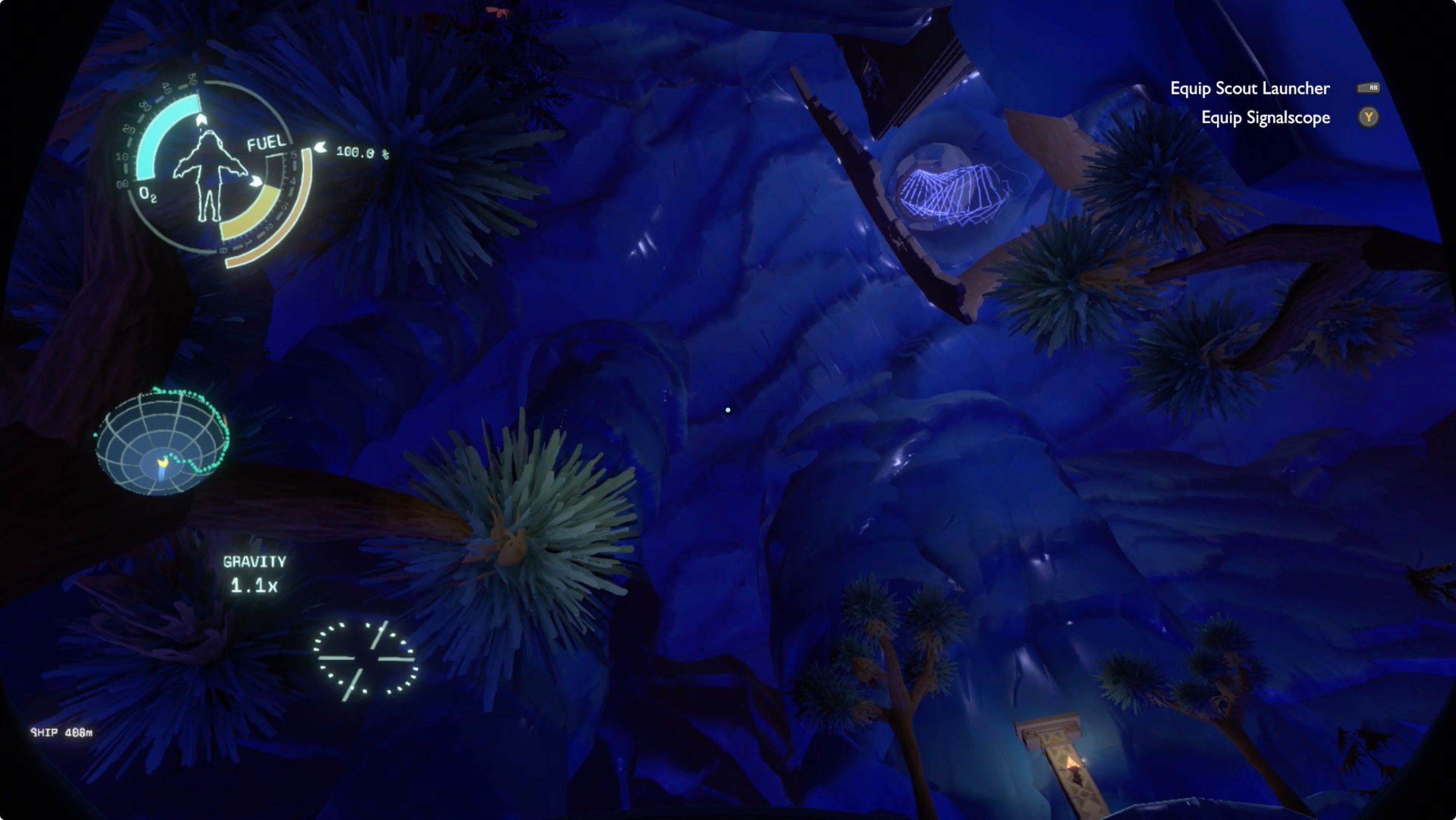 Outer Wilds Gravity Cannon and Southern Observatory walkthrough