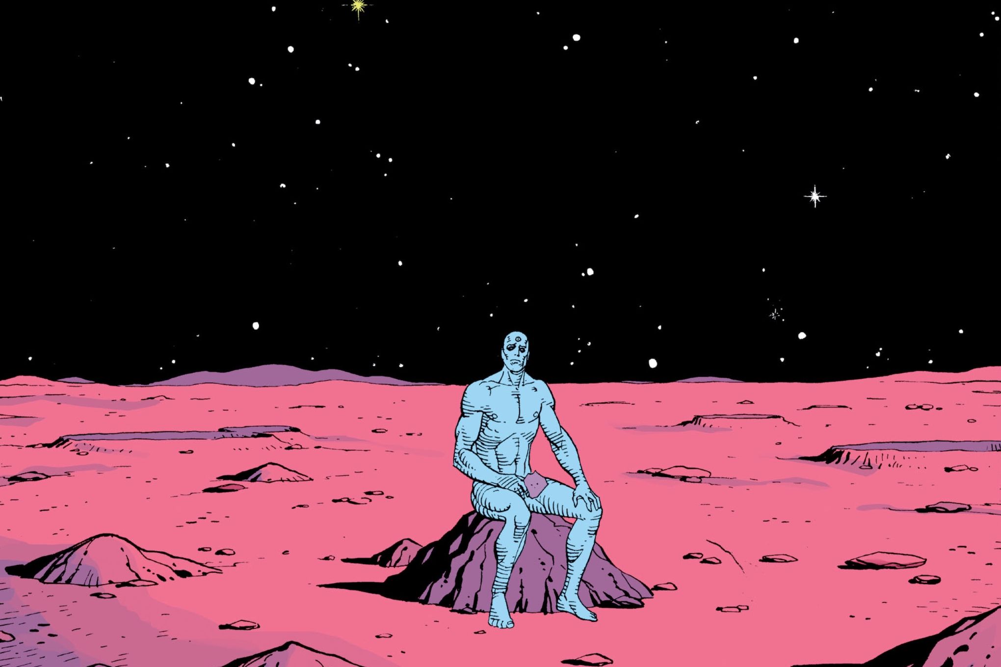 The reason Doctor Manhattan is on Mars in HBO’s Watchmen