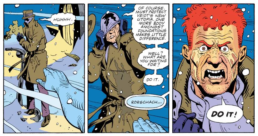Alan Moore created Rorschach to dunk on Randian superheroes
