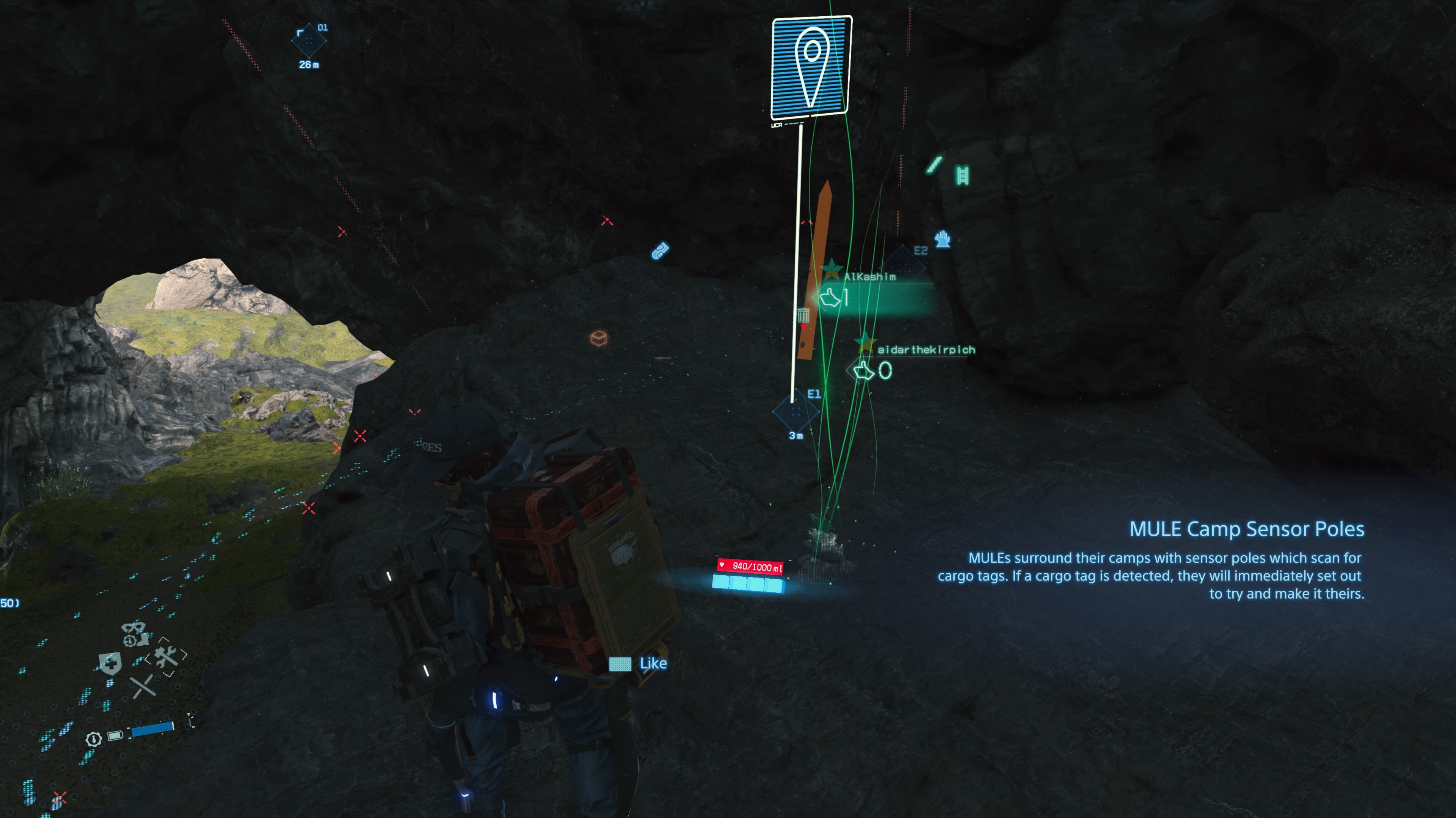 Death Stranding Eastern Region memory chip map guide