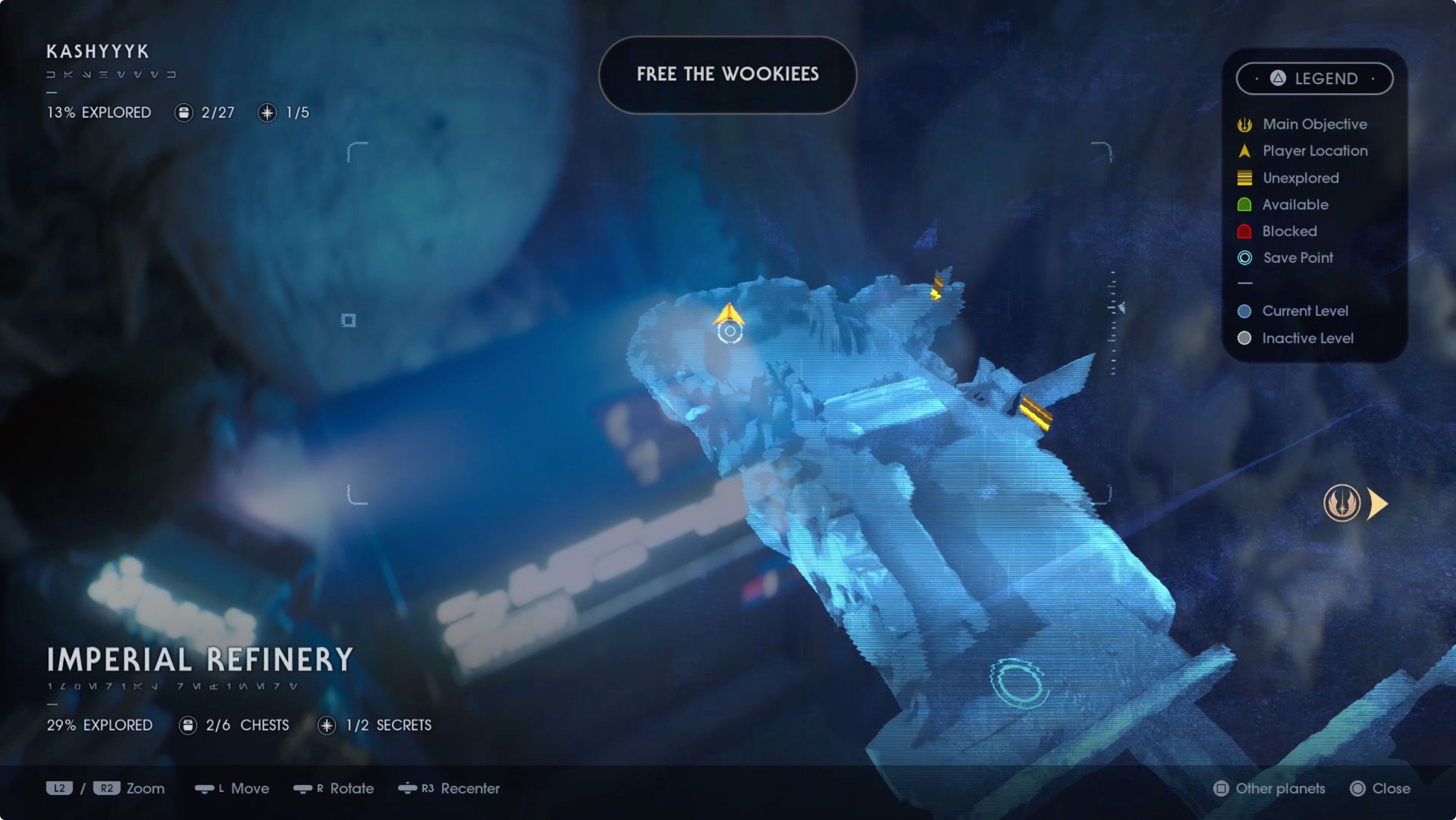 Fallen Order poncho guide and maps